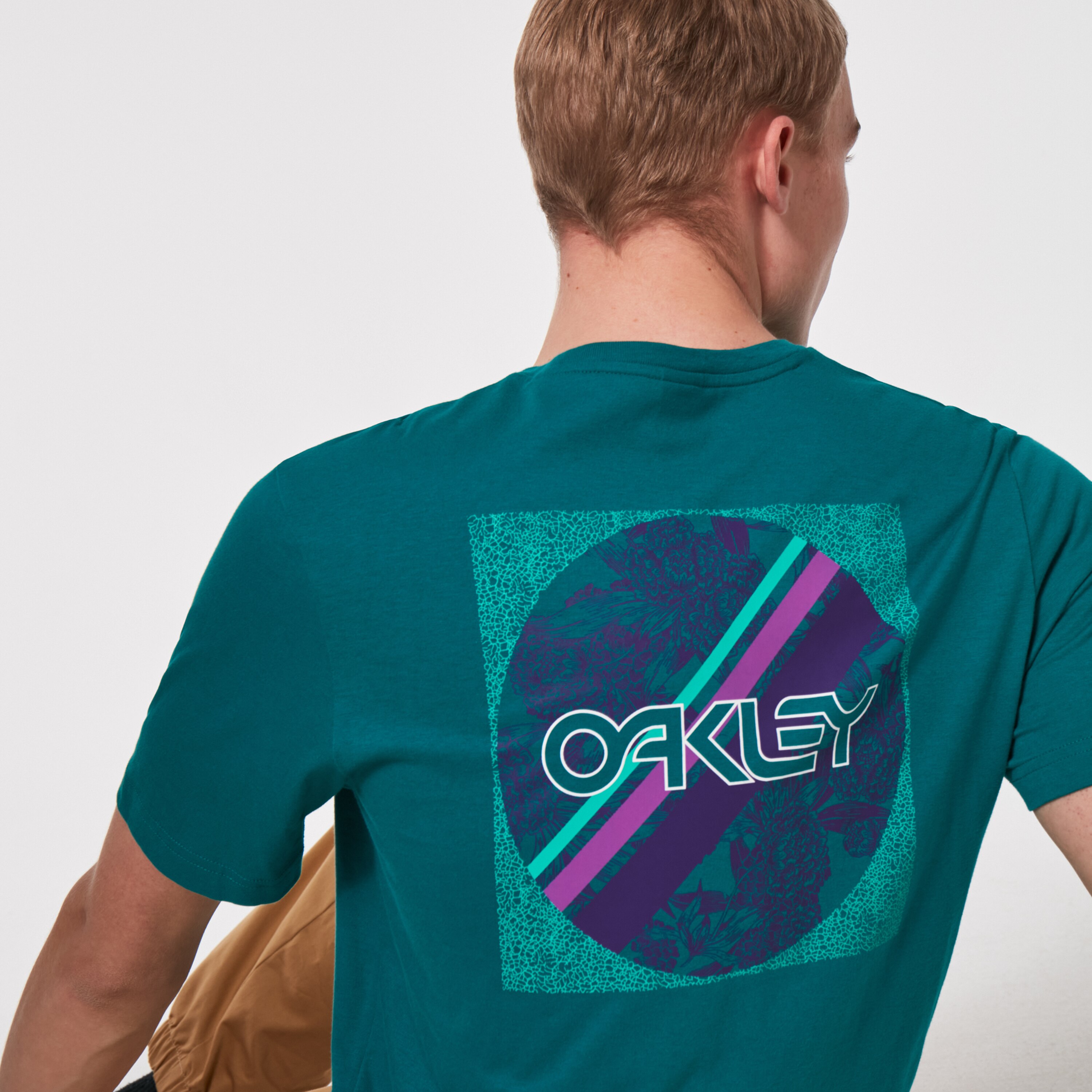 Oakley Rounded Flowers Tee - Green Lake | Oakley US Store