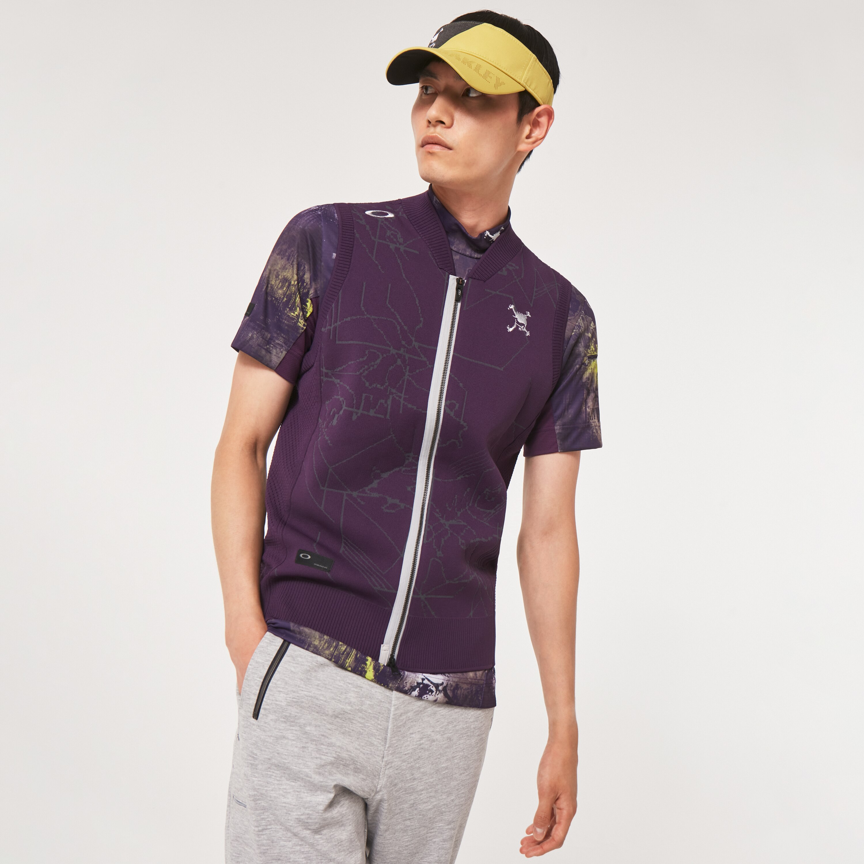 Oakley Skull Vector Sweater Vest - Grape | Oakley JP Store