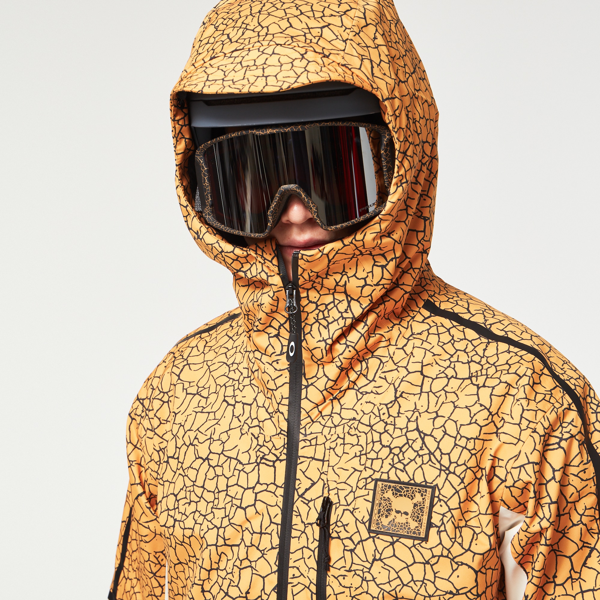 Oakley Tc Gunn 2.0 Rc Shell Jacket - Yellow Crackle Pt/White | Oakley ...