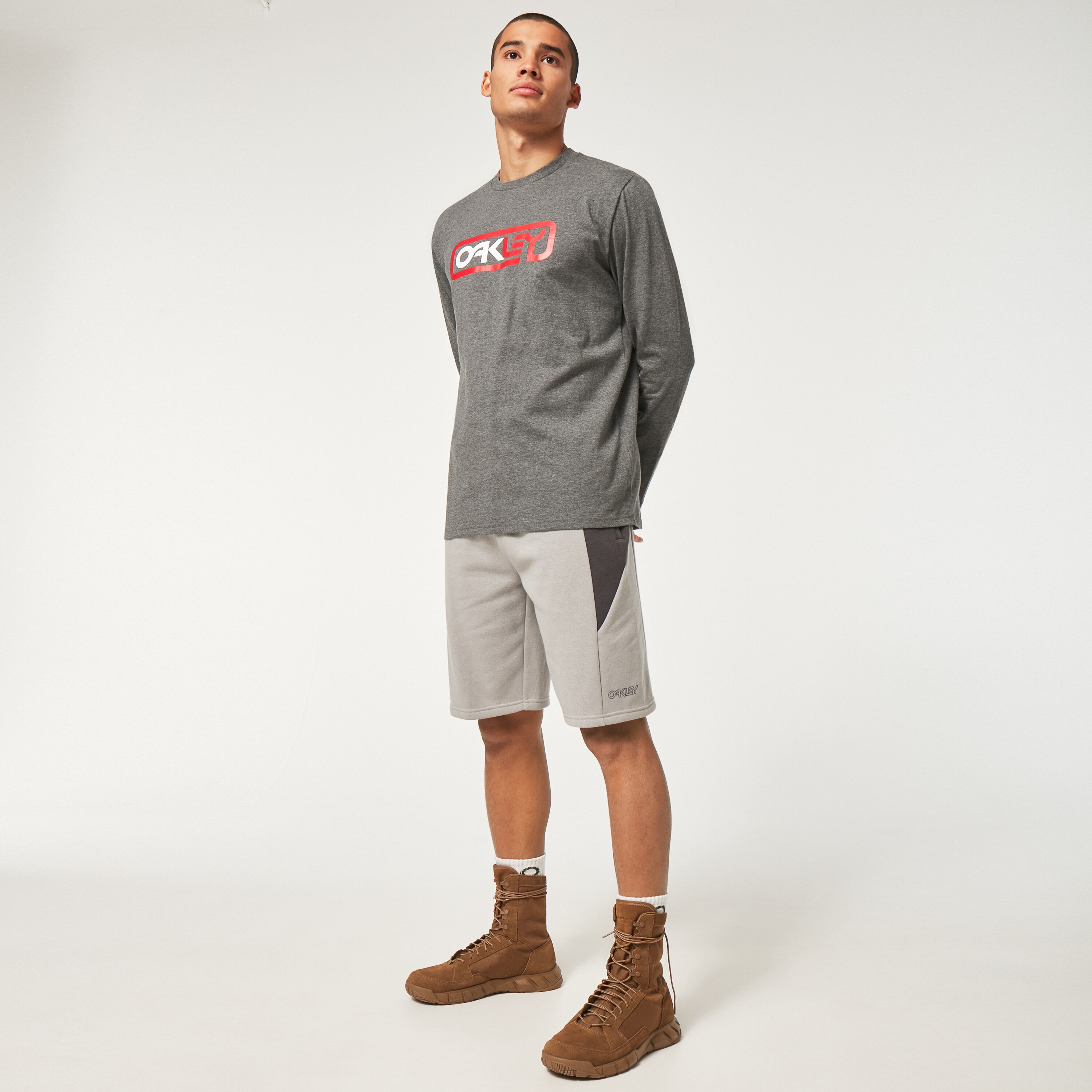 Oakley Throwback Shorts - Stone Gray - FOA404010-22Y | Oakley US Store