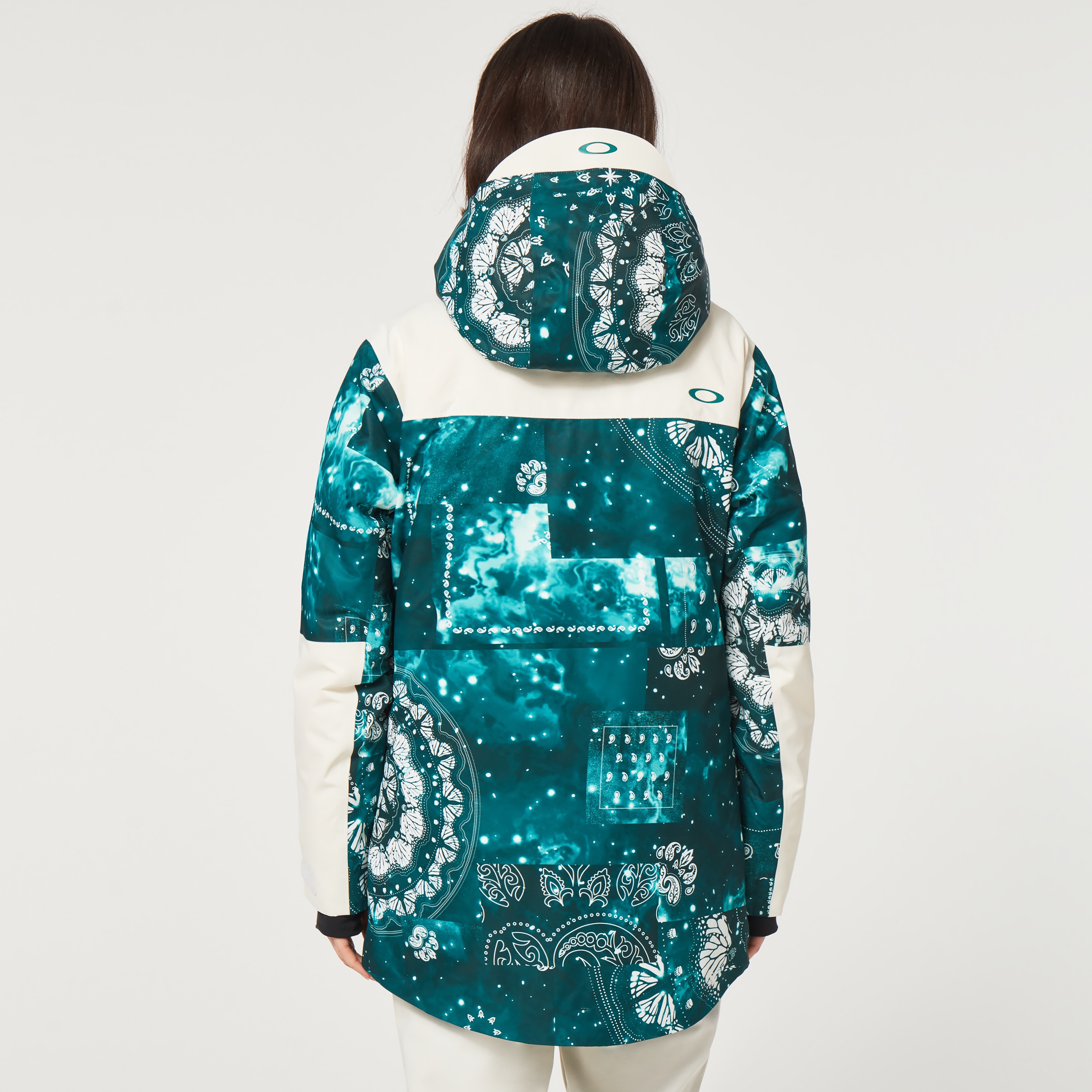 Oakley Tc Aurora Rc Insulated Jacket - Green Bandana Pt/White | Oakley ...