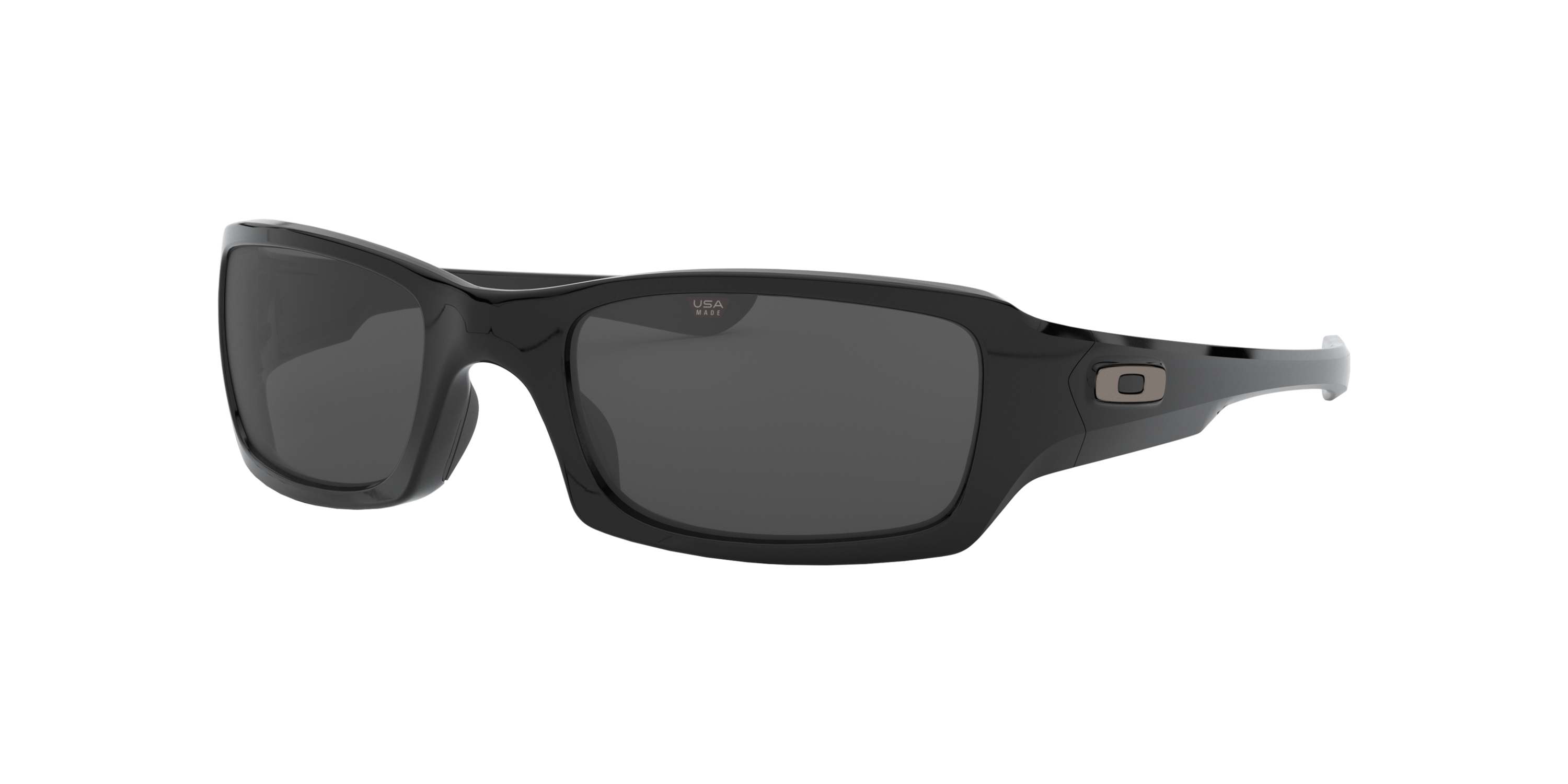 Fives Squared® Grey Lenses, Polished Black Frame Sunglasses | Oakley® US