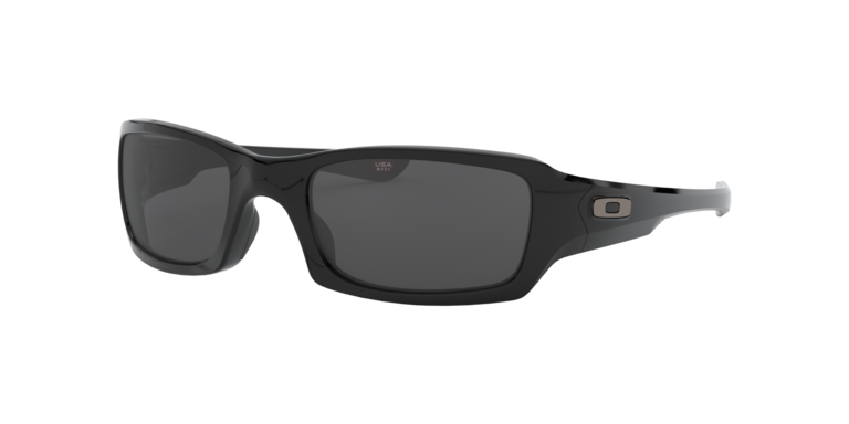 Fives Squared® Grey Lenses, Polished Black Frame Sunglasses | Oakley® US