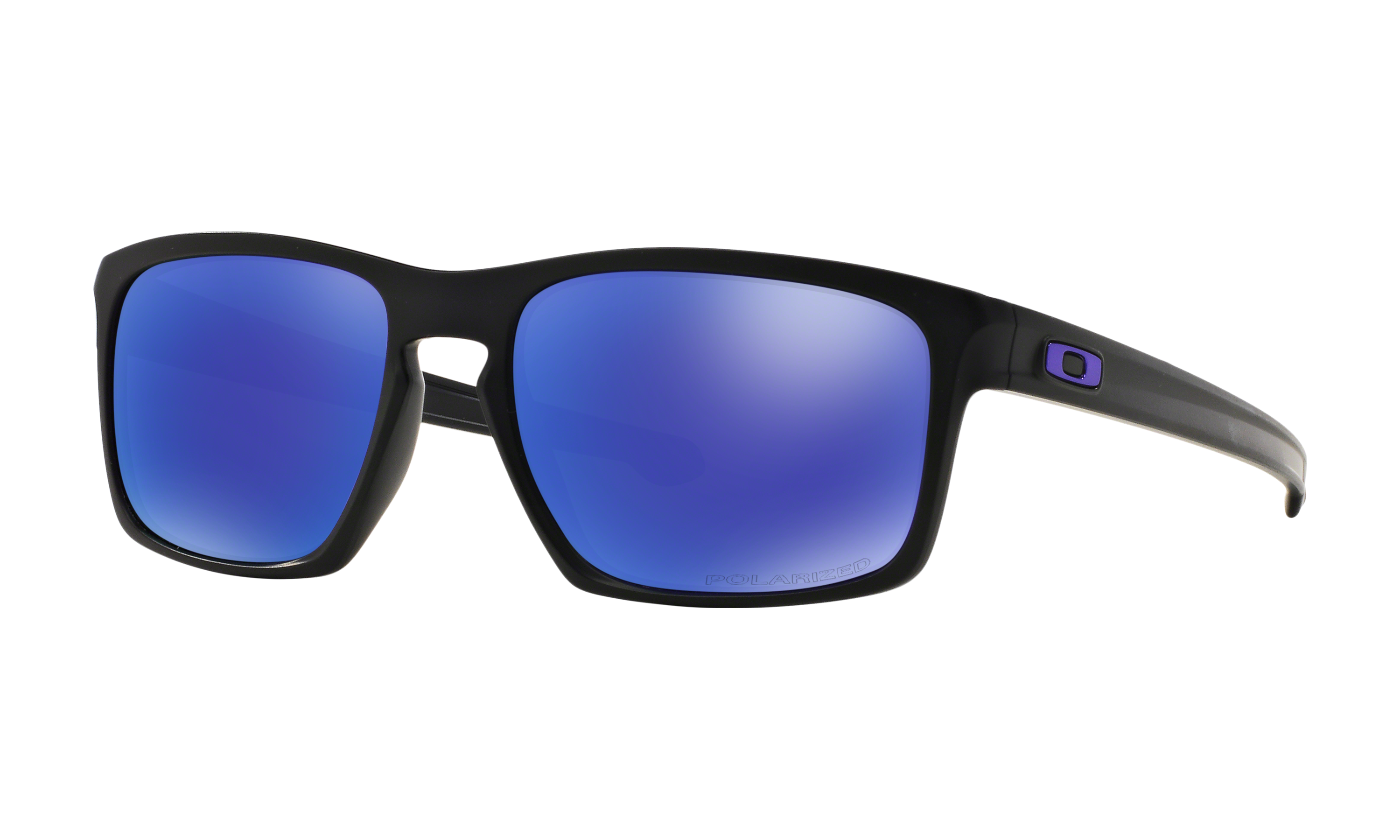 Sliver™ Violet Iridium Polarized Matte Black de sol | Oakley® BR