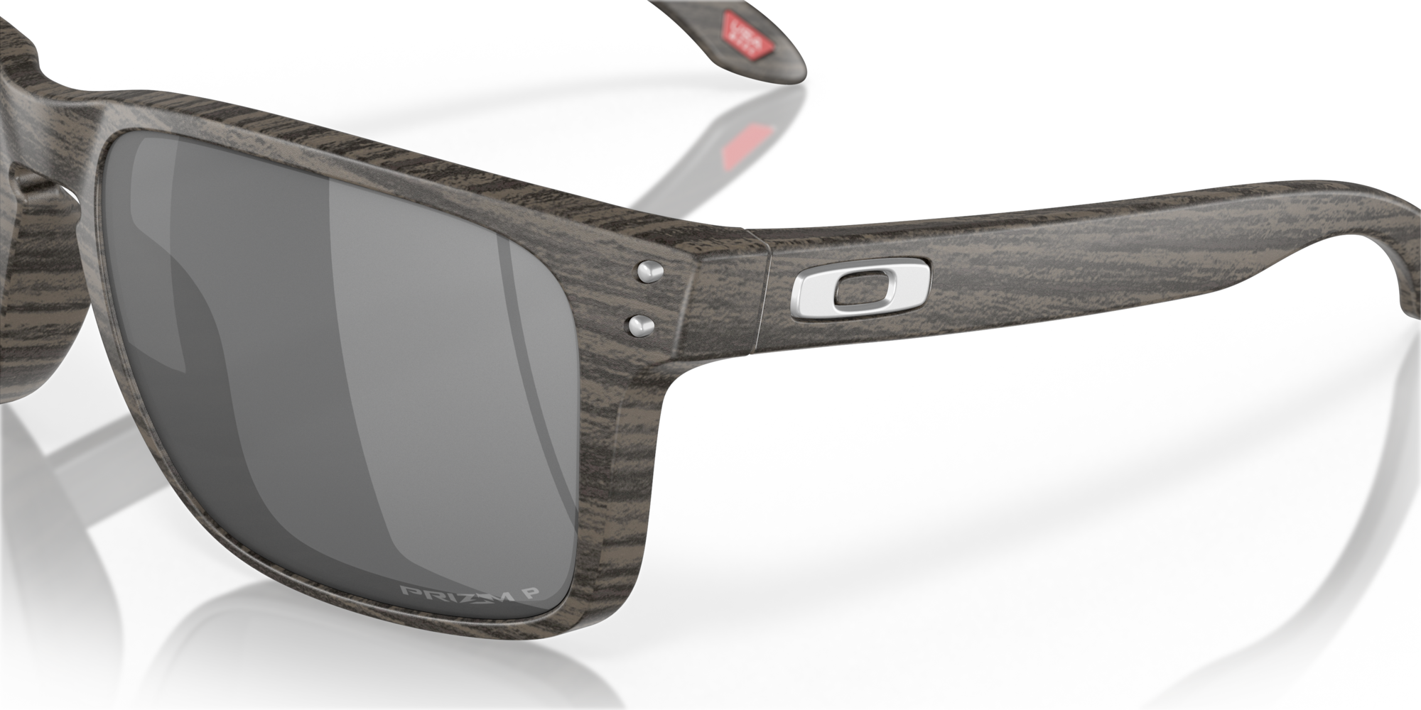 Holbrook™ XL Prizm Black Polarized Lenses, Woodgrain Frame Sunglasses ...