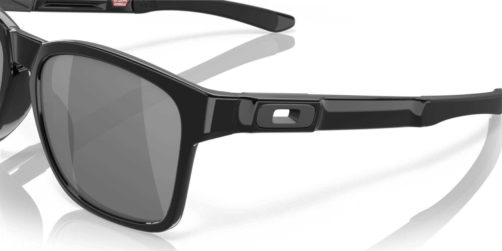 Catalyst® (Low Bridge Fit) Black Iridium Lenses, Polished Black Frame ...