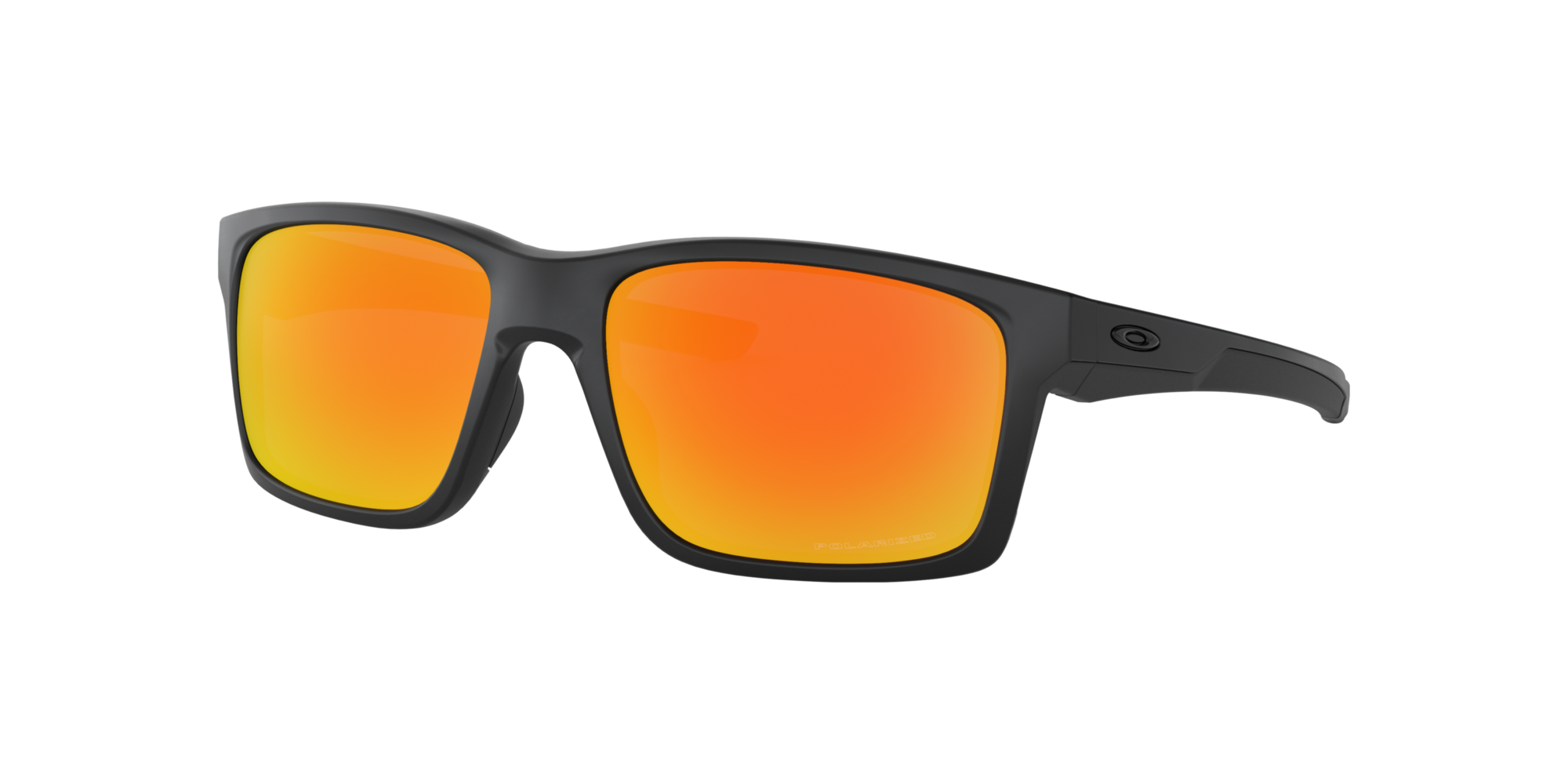 Mainlink™ Ruby Iridium Polarized Lenses, Matte Black Frame Sunglasses ...