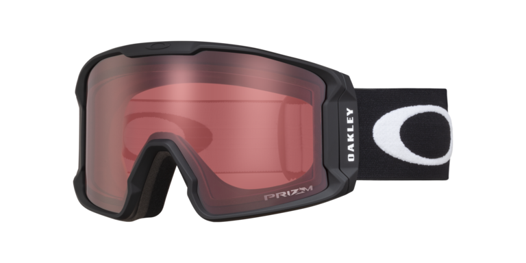 Oakley Line Miner™ L Snow Goggles - Matte Black - Prizm Snow Rose ...