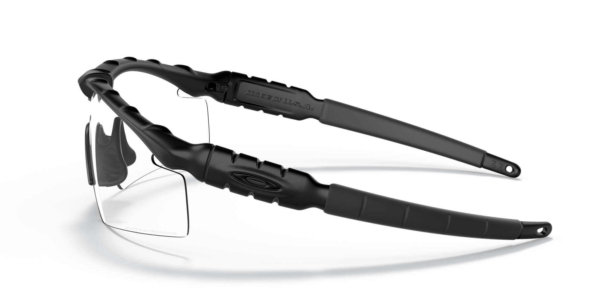 M Frame® 2.0 Industrial - Safety Glass Clear Lenses, Matte Black Frame ...