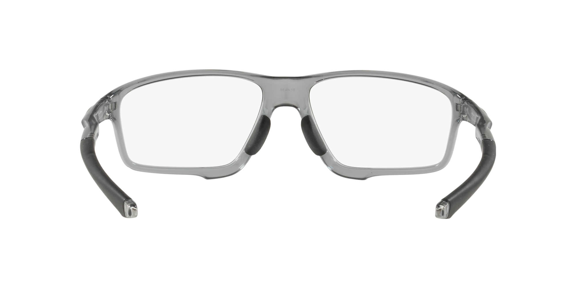 Crosslink® Zero (Low Bridge Fit) Polished Grey Shadow Eyeglasses ...