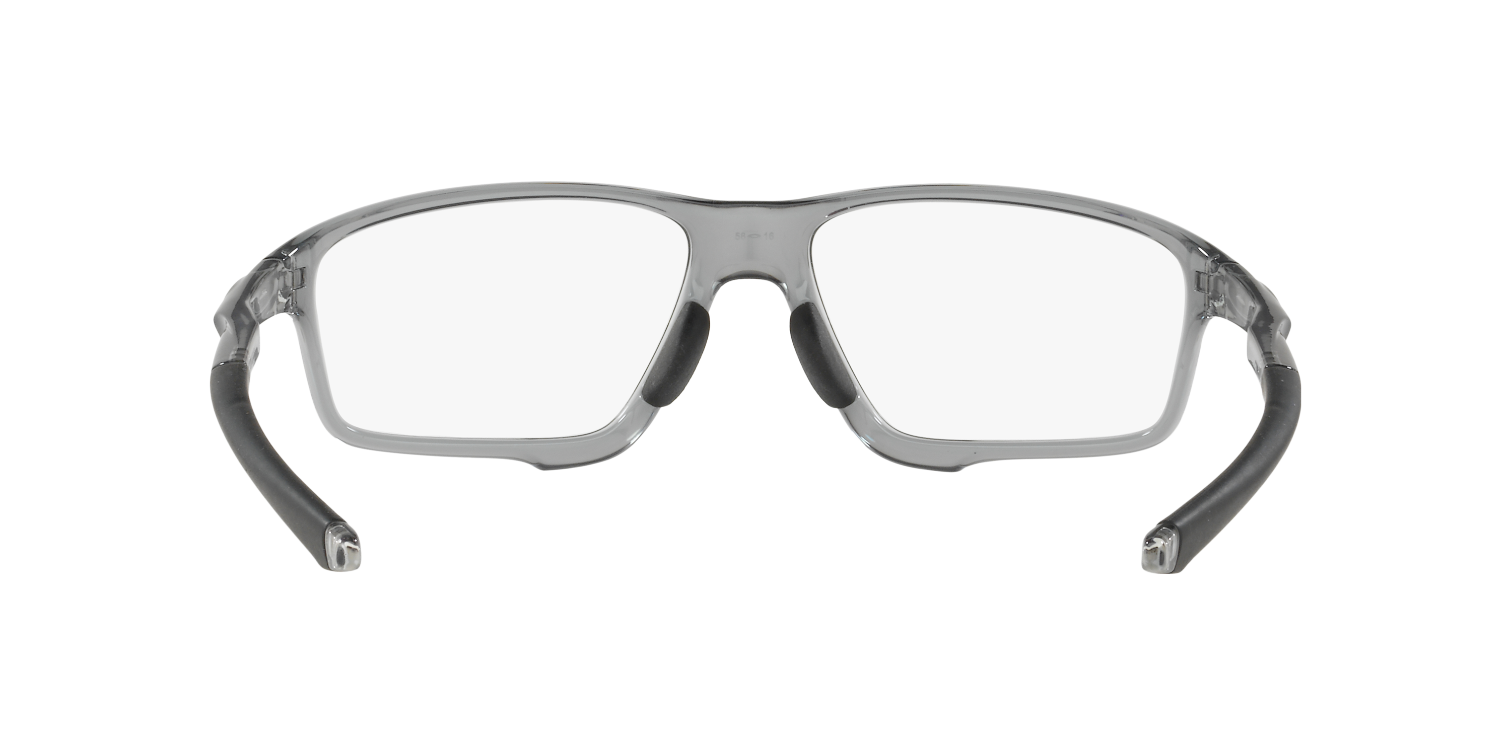Crosslink® Zero (Low Bridge Fit) Polished Grey Shadow Eyeglasses ...