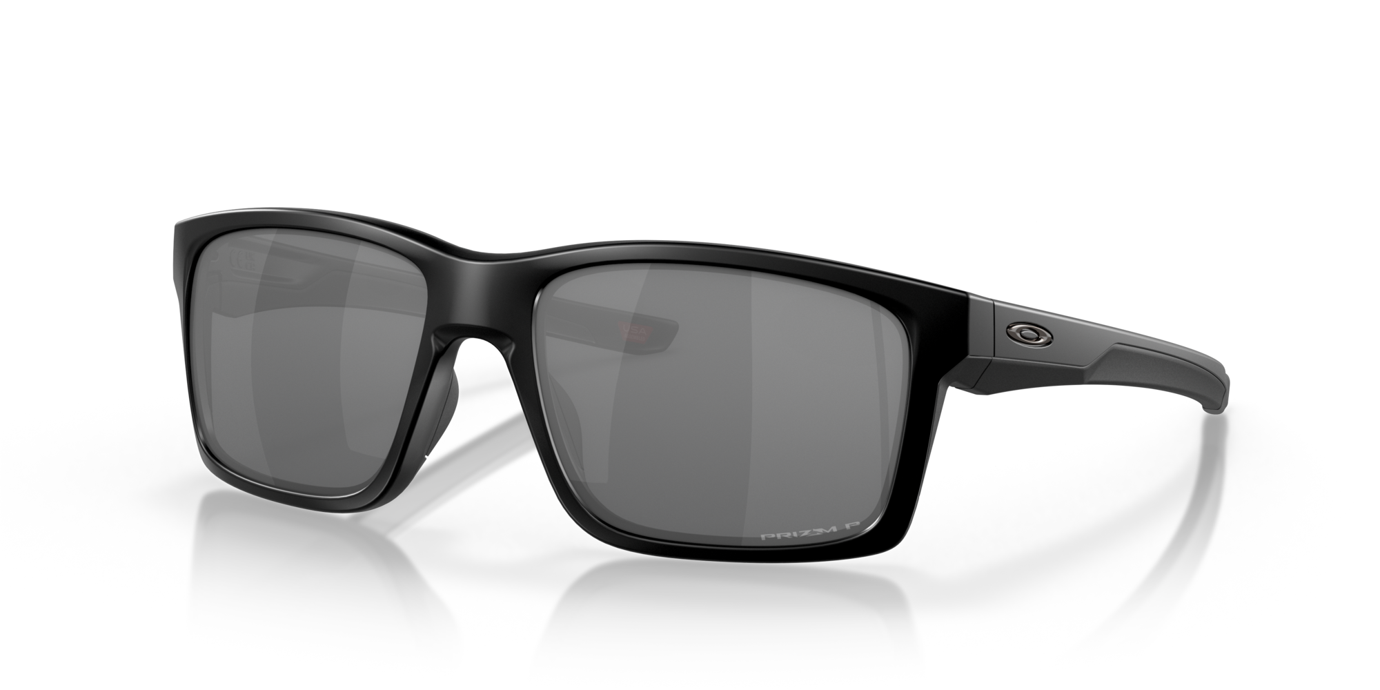 Mainlink™ Prizm Black Polarized Lenses, Matte Black Frame Sunglasses ...