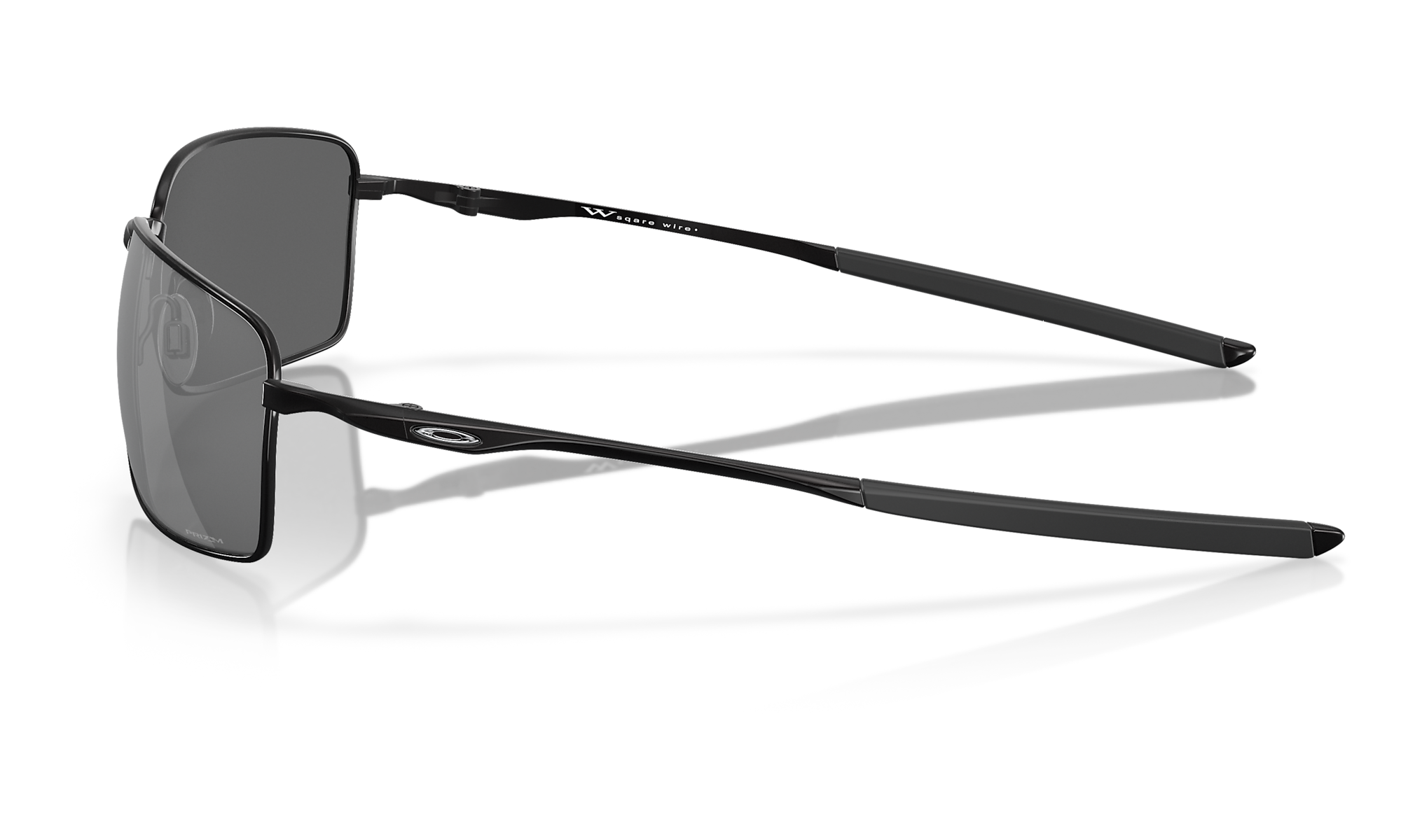 Square Wire™ Polished Black Sunglasses | Oakley® US