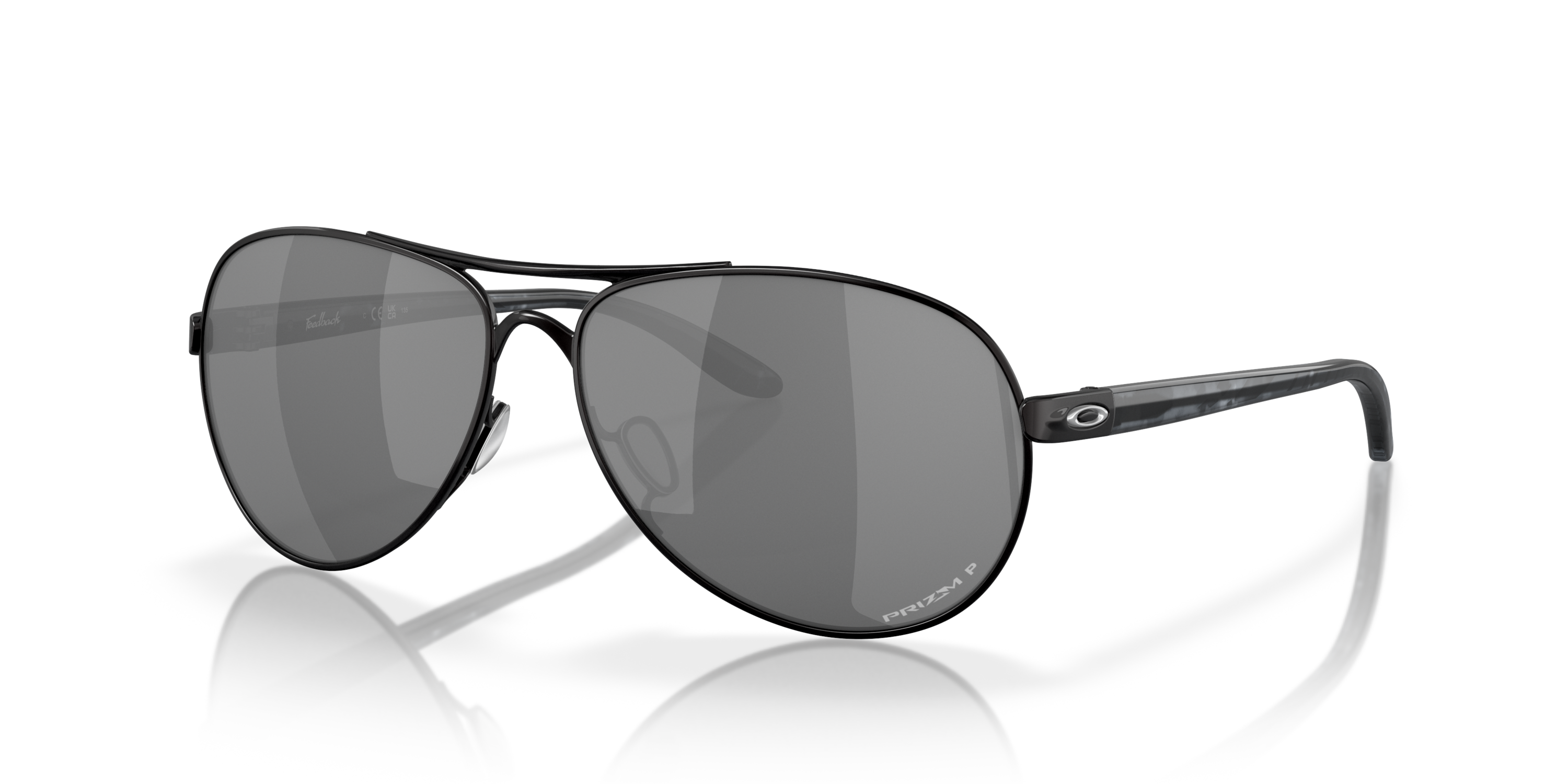 Feedback Polished Black Sunglasses | Oakley® US