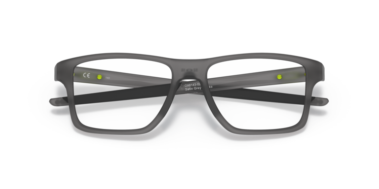 Chamfer™ Squared (TruBridge™) Satin Grey Smoke Eyeglasses | Oakley® US