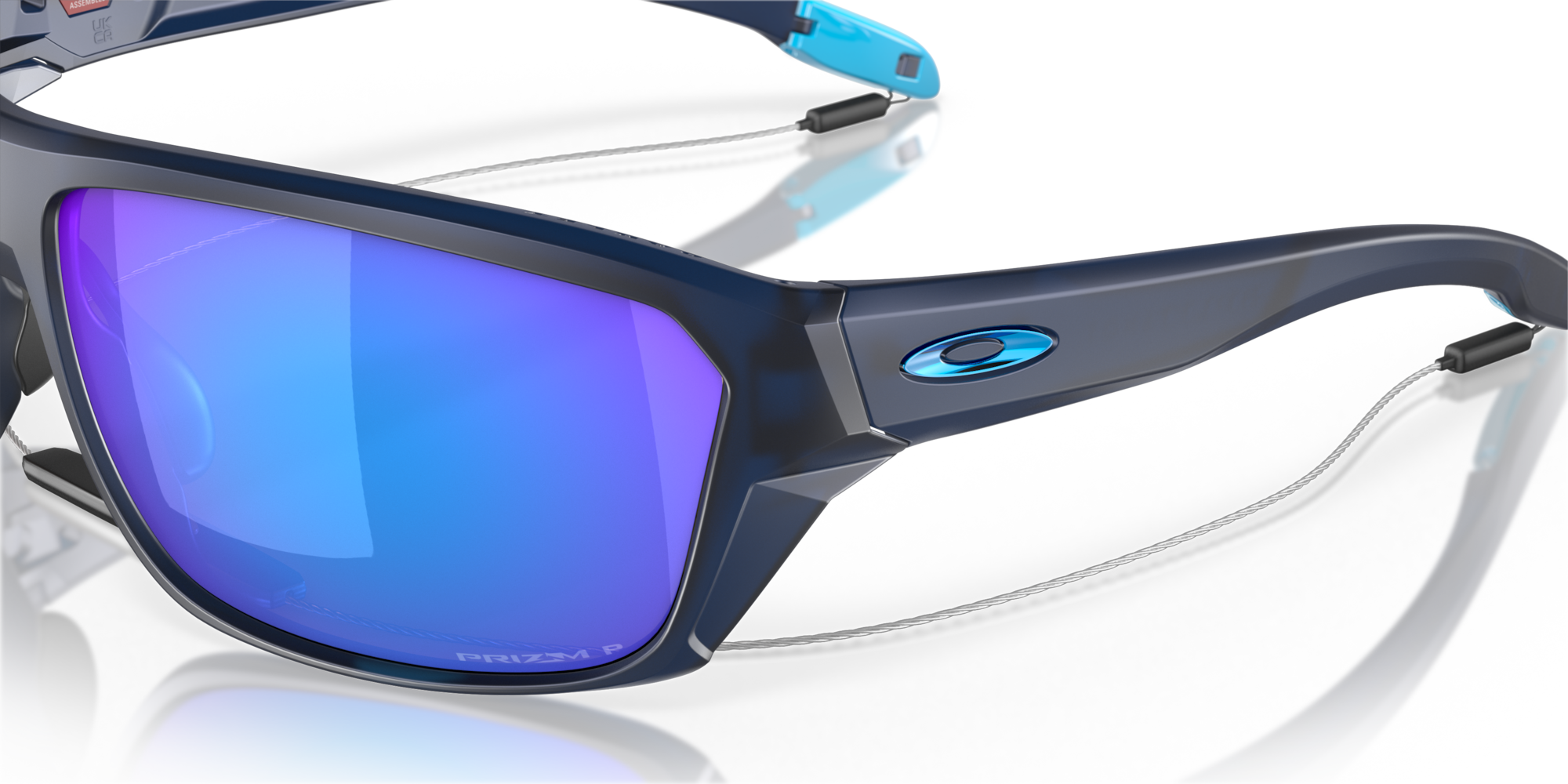 Split Shot Matte Translucent Blue Sunglasses | Oakley Standard Issue USA