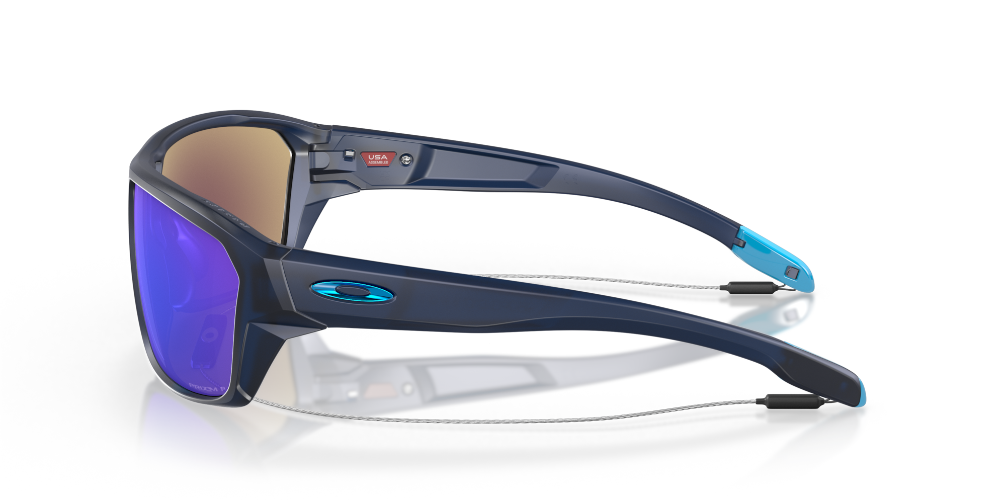 Split Shot Matte Translucent Blue Sunglasses | Oakley Standard Issue USA