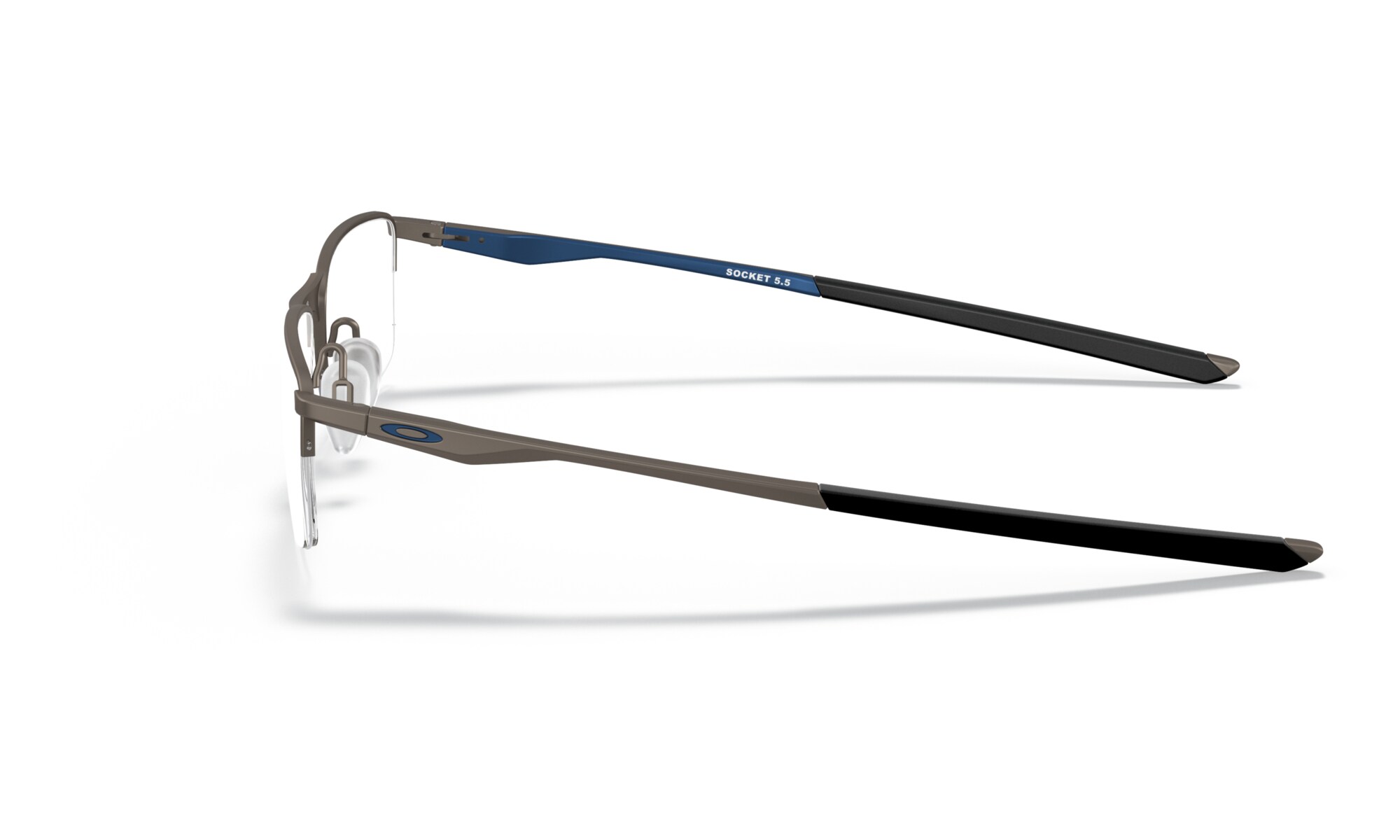 Socket 5.5 Satin Pewter/Poseidon Blue Eyeglasses | Oakley® GB