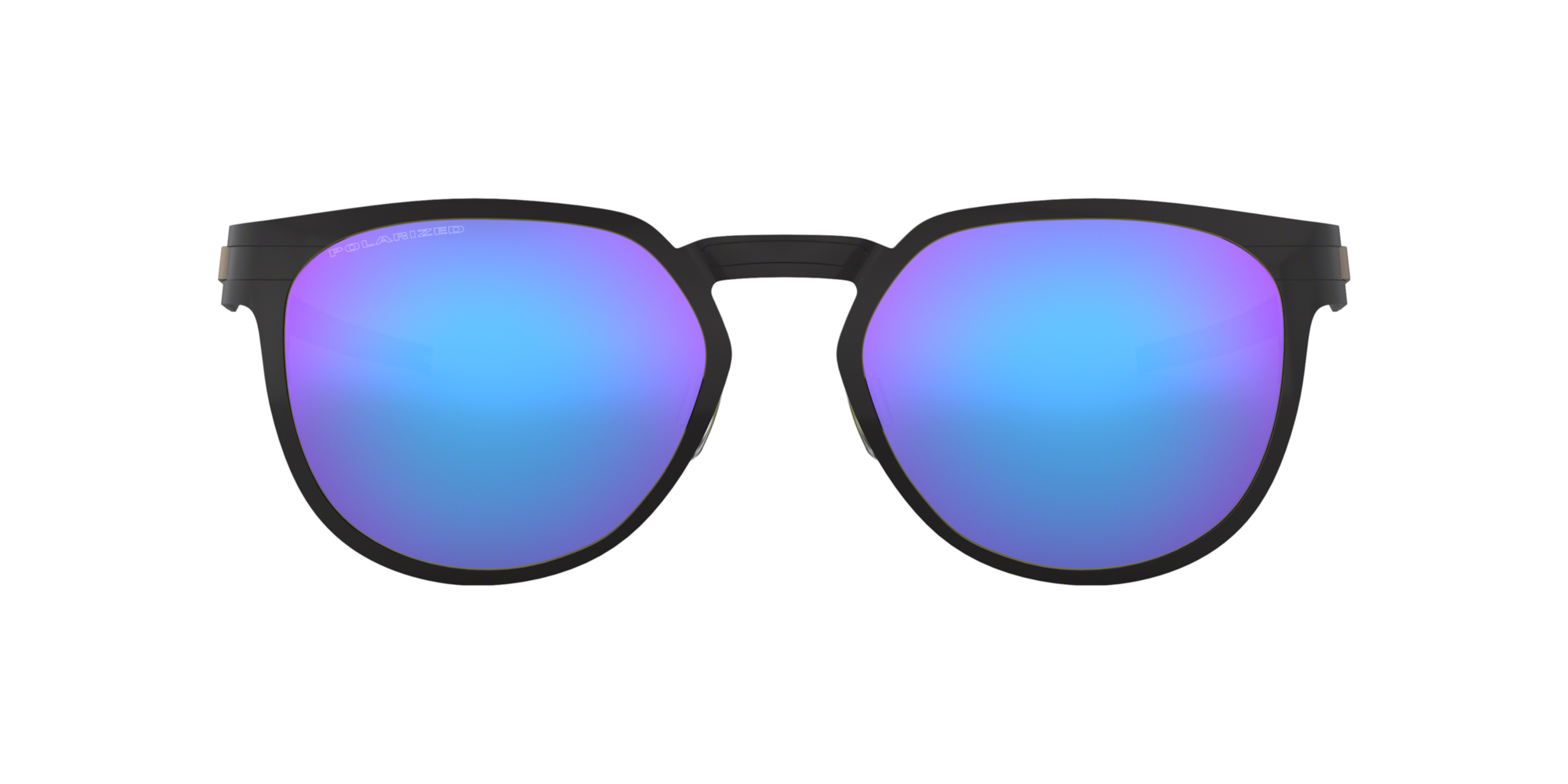Diecutter Violet Iridium Polarized Lenses, Satin Black Frame Sunglasses ...