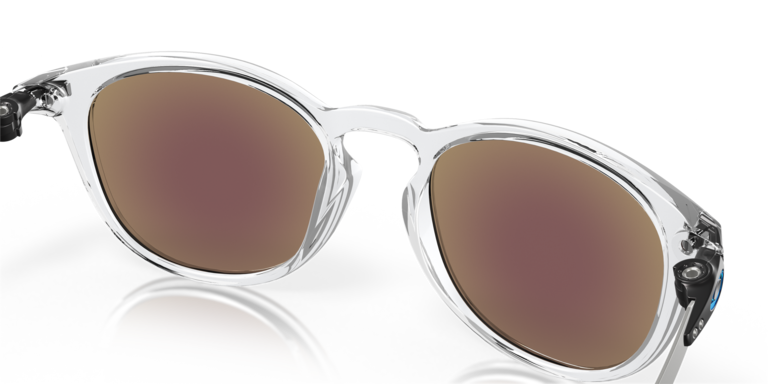 Pitchman™ R Prizm Sapphire Lenses, Polished Clear Frame Sunglasses ...