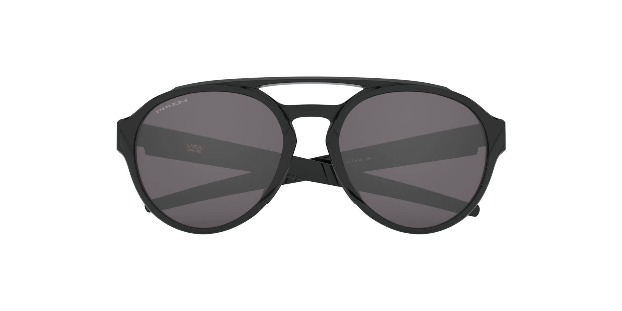 Forager Prizm Grey Lenses, Polished Black Frame Sunglasses | Oakley® US