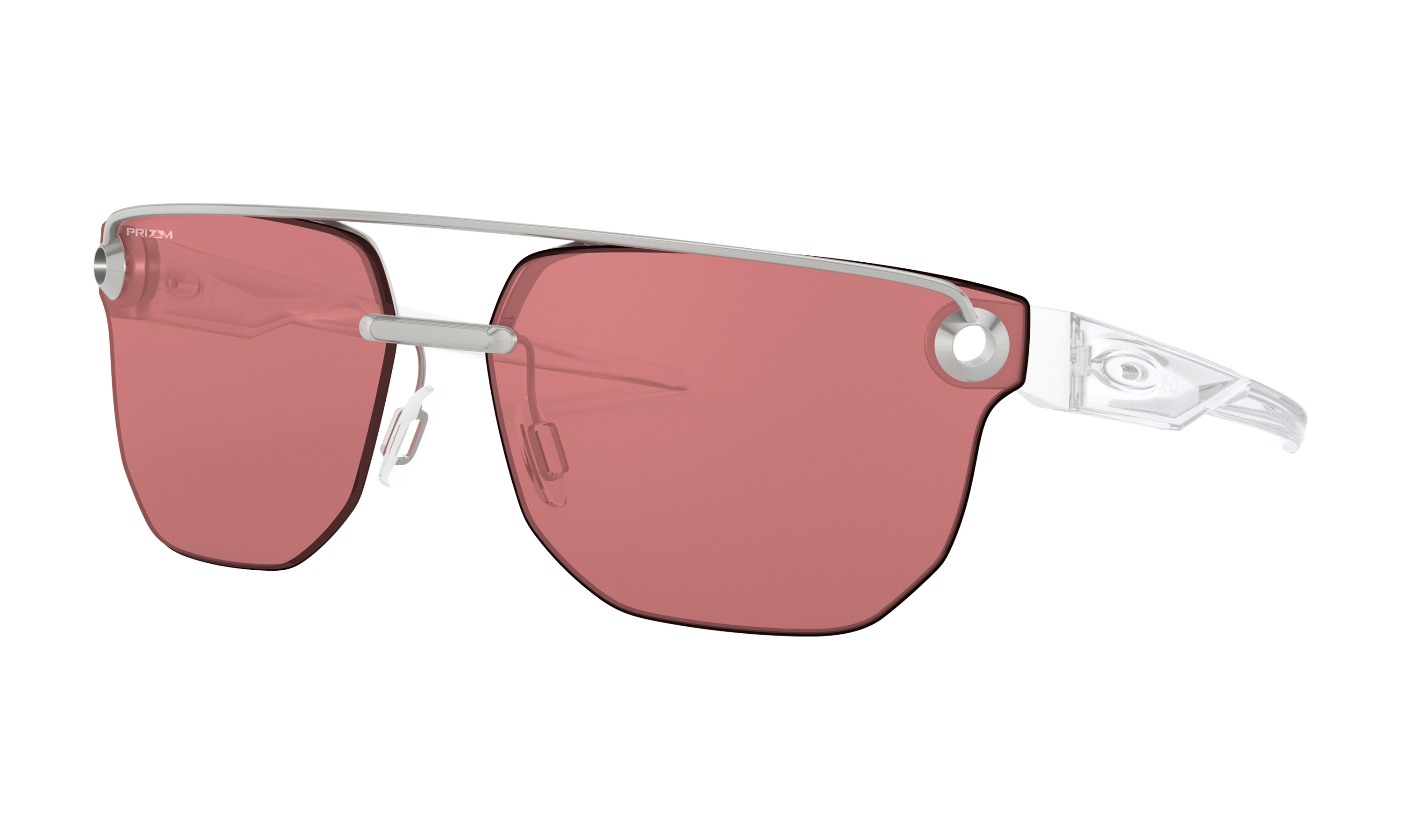 Chrystl™ Prizm Berry Lenses, Satin Chrome Frame Sunglasses | Oakley® GB