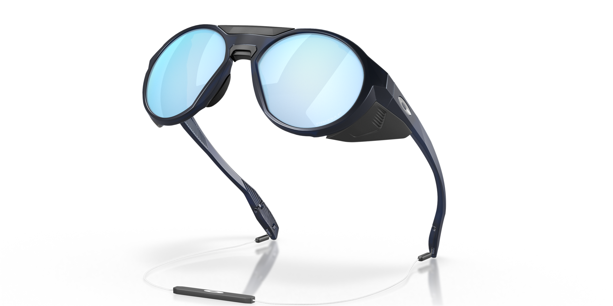 Clifden Prizm Deep Water Polarized Lenses, Matte Translucent Blue Frame ...