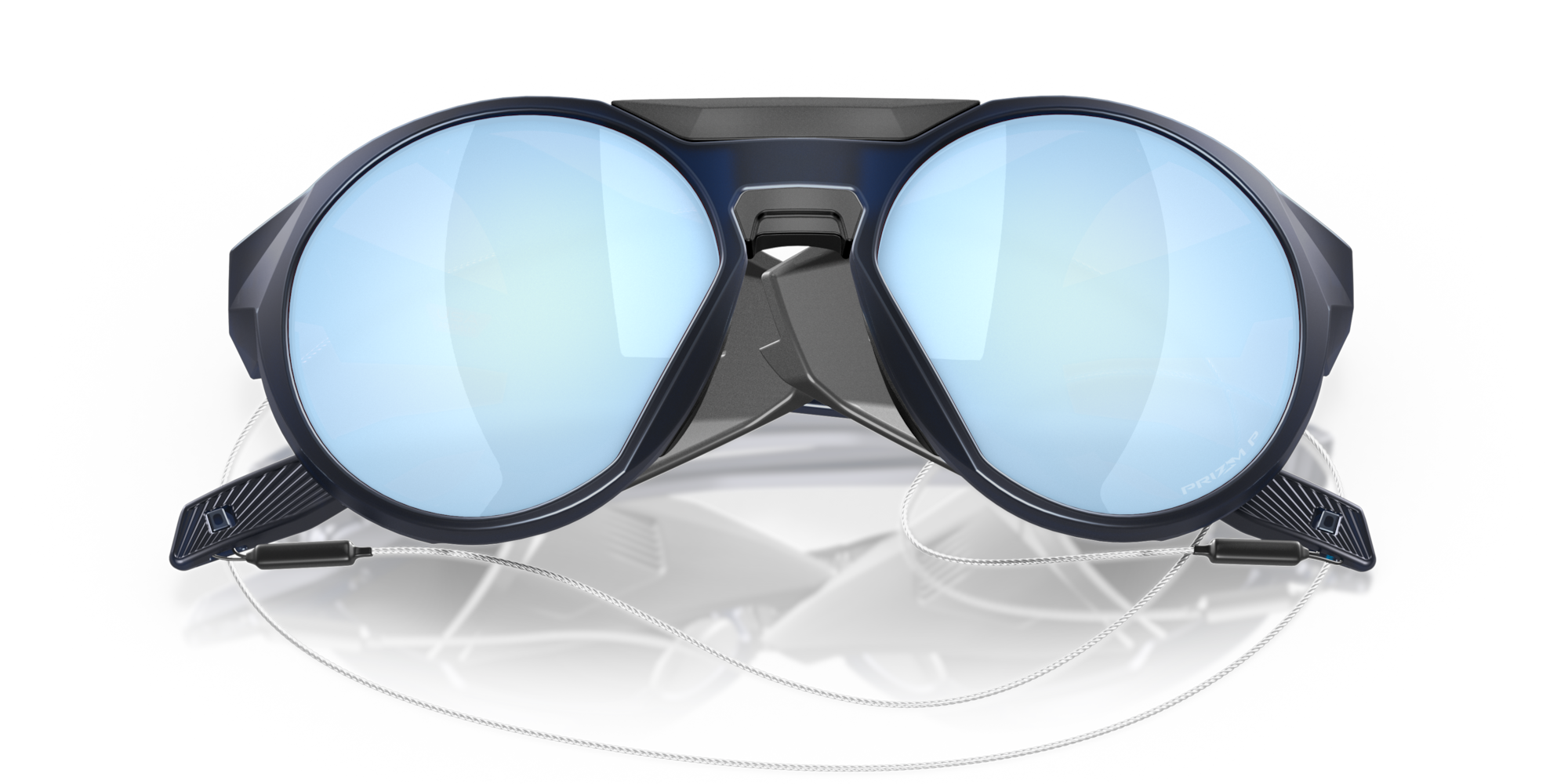 Clifden Prizm Deep Water Polarized Lenses, Matte Translucent Blue Frame ...