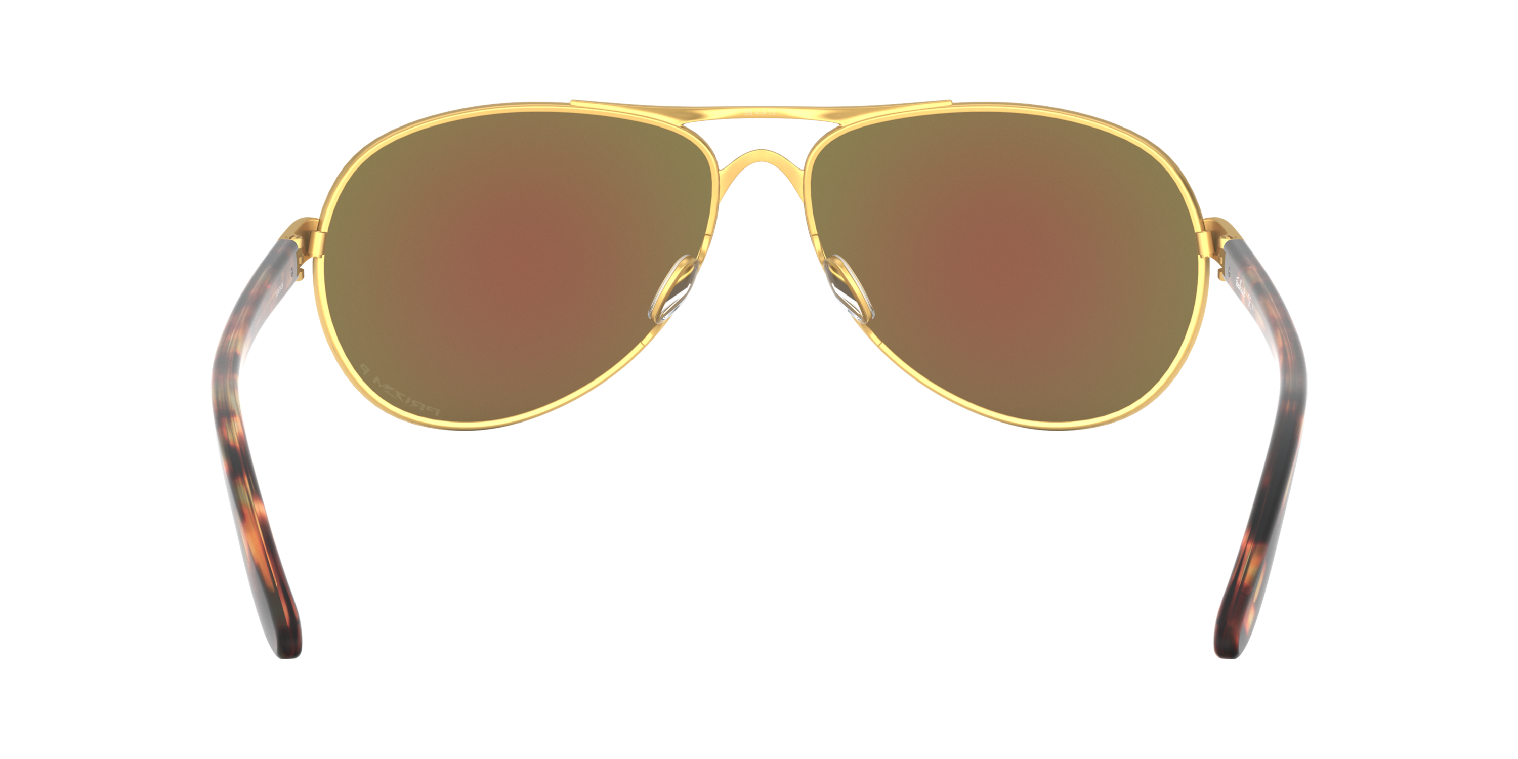 Feedback Prizm Violet Polarized Lenses, Satin Gold Frame Sunglasses ...