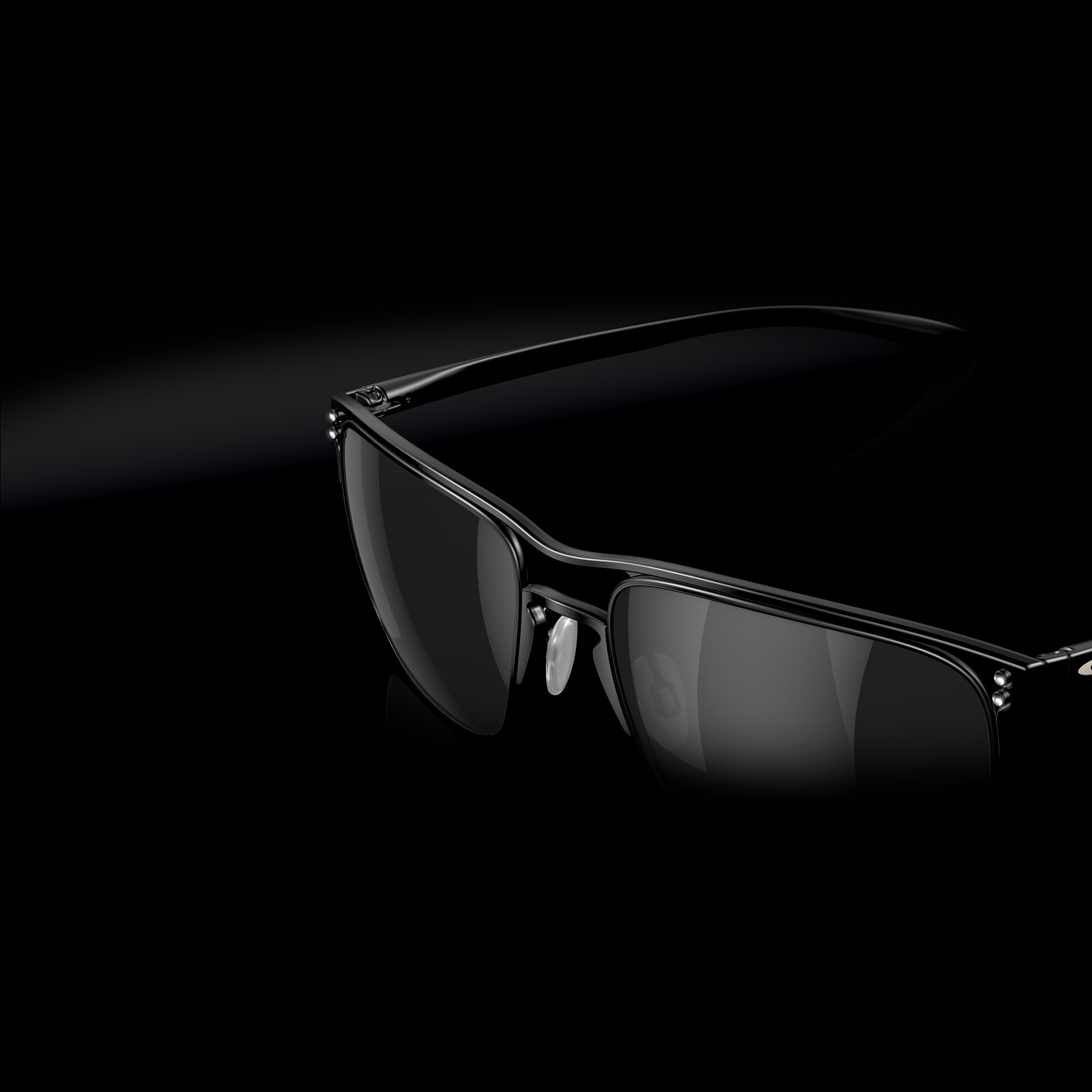 Holbrook™ TI Prizm Black Polarized Lenses, Satin Black Frame Sunglasses ...