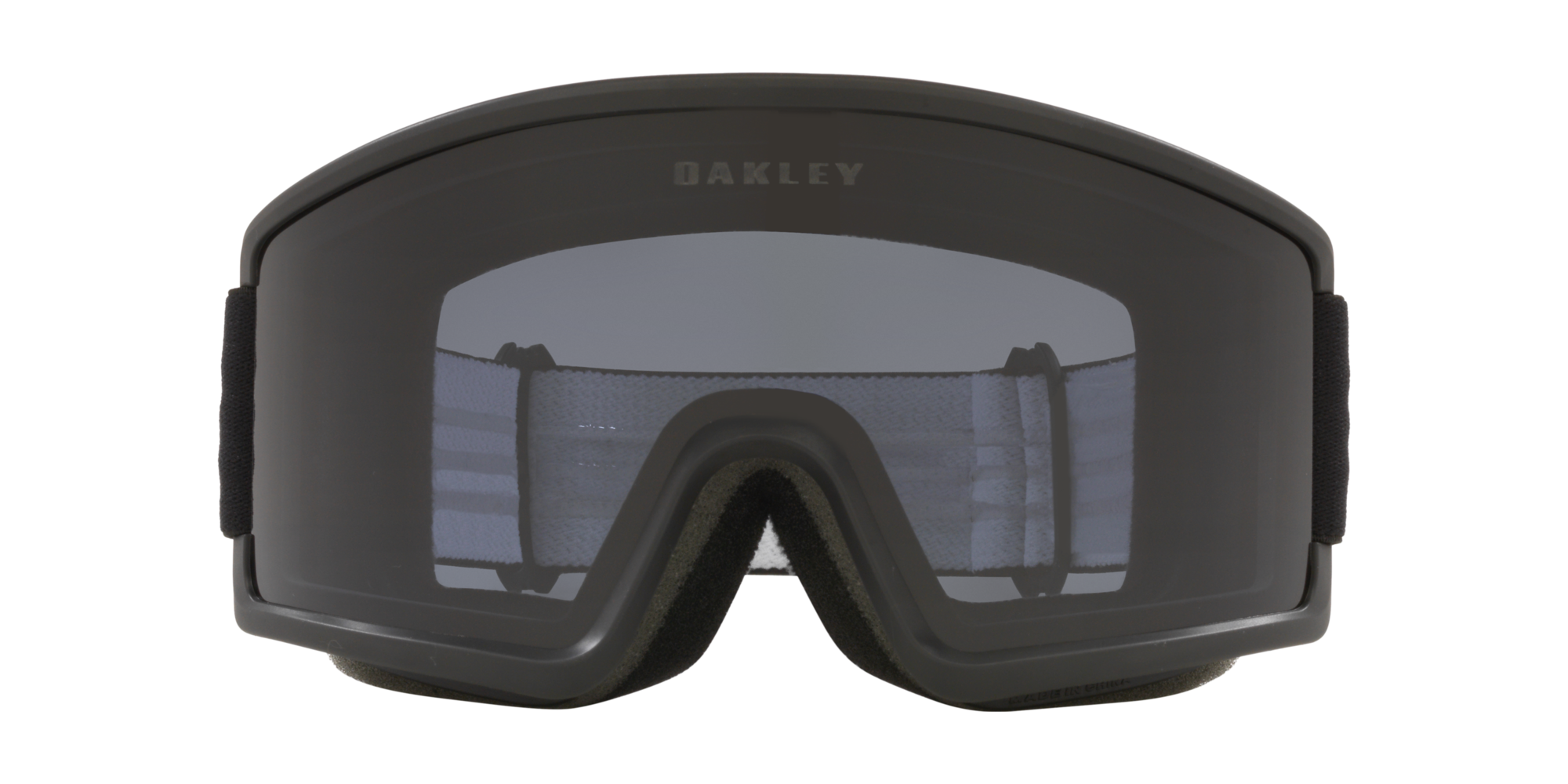 Oakley Target Line L Snow Goggles - Matte Black - Dark Grey - OO7120-01 ...