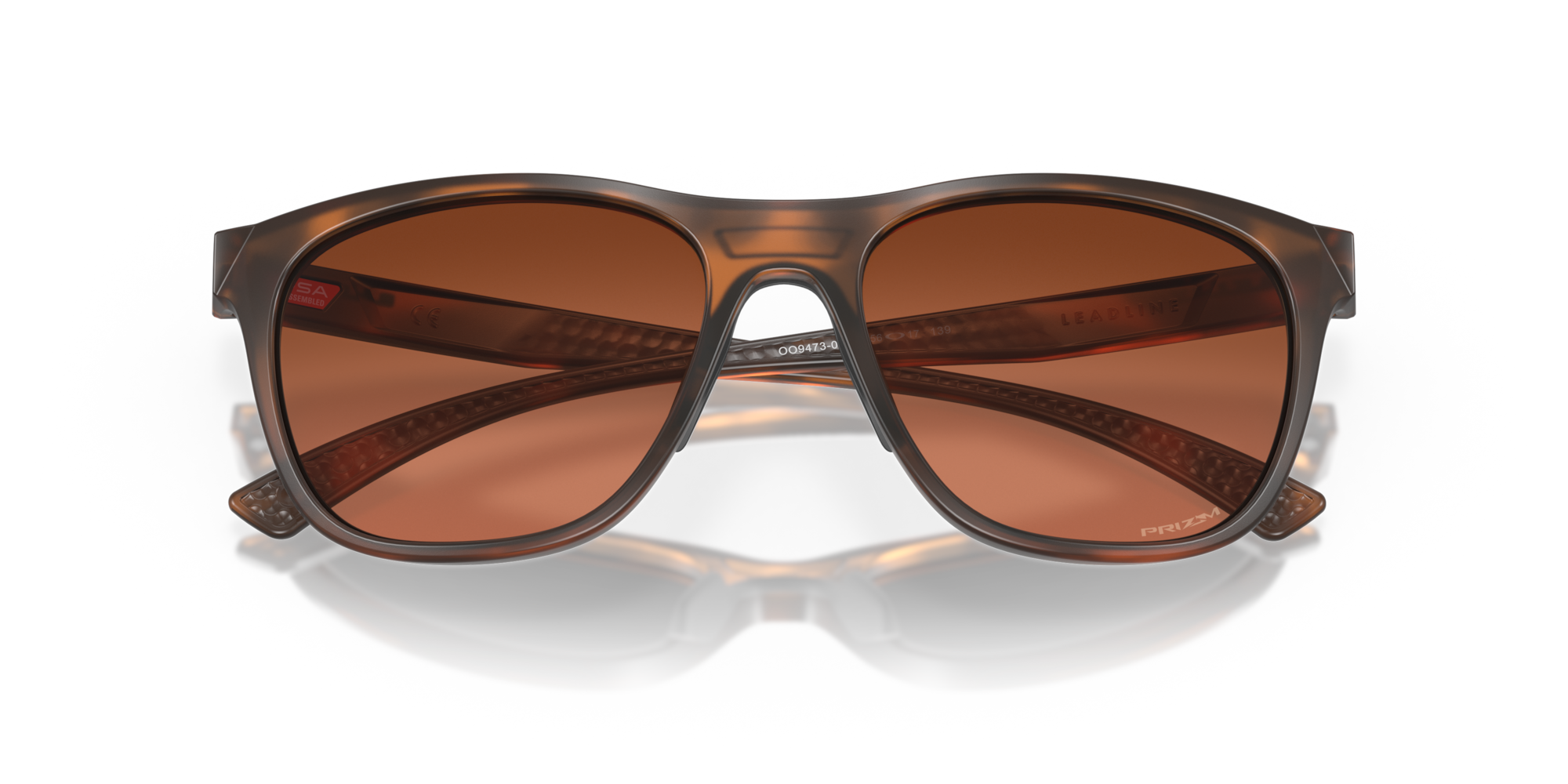Leadline Matte Brown Tortoise Sunglasses | Oakley® US
