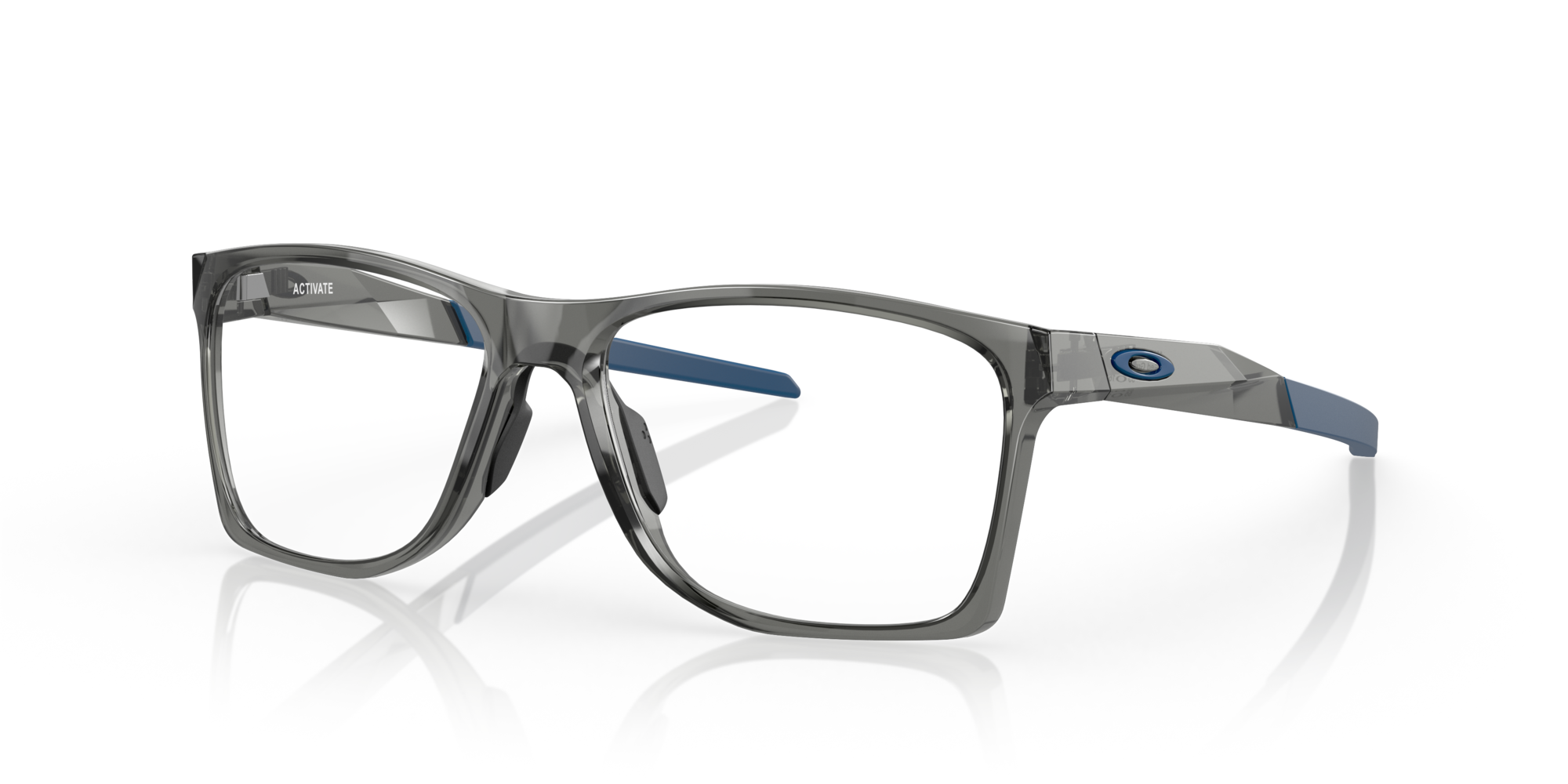 Activate (Low Bridge Fit) Polished Grey Smoke Eyeglasses | Oakley® US