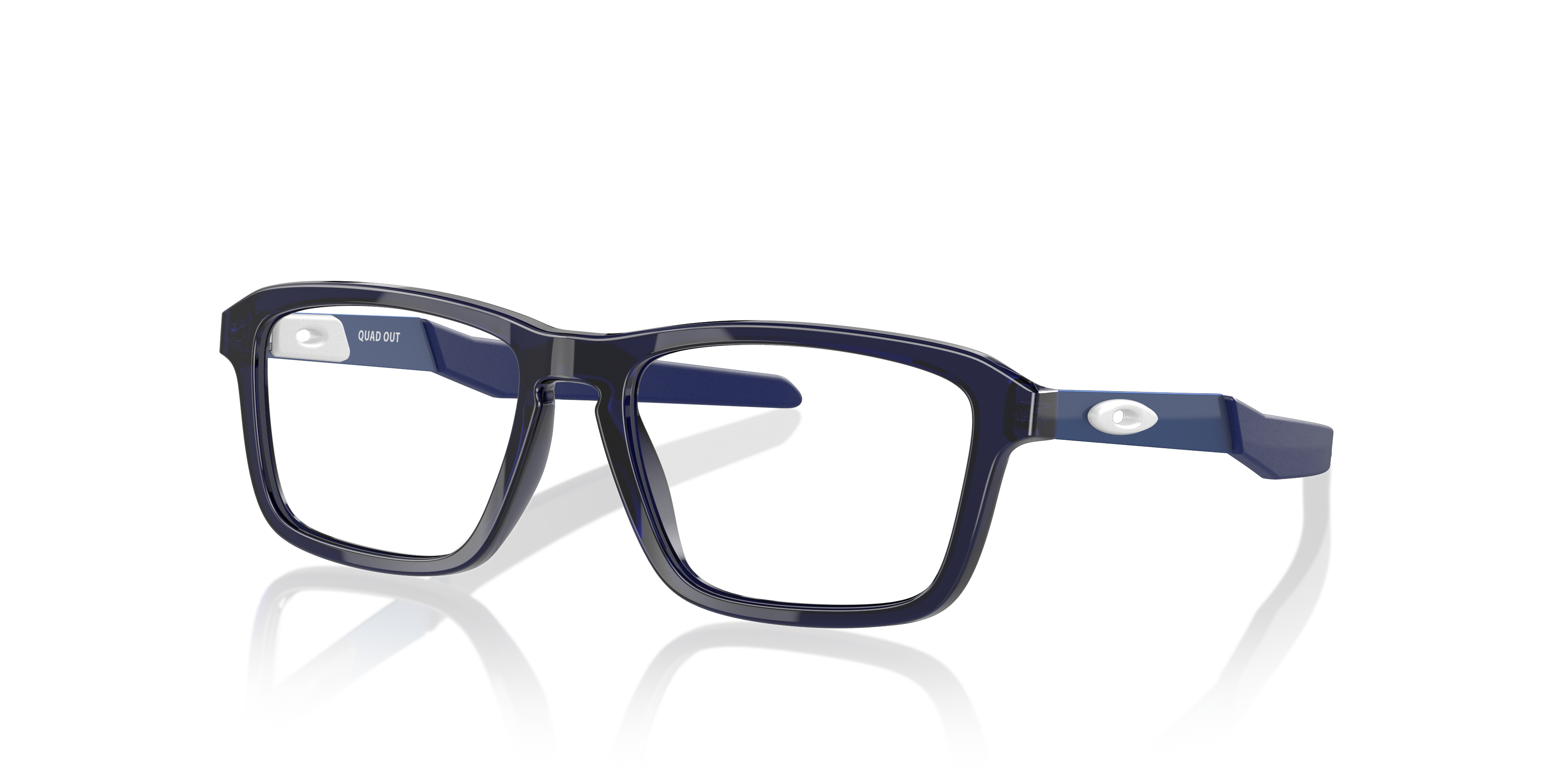 Quad Out (Youth Fit) Polished Ice Blue Eyeglasses | Oakley® US