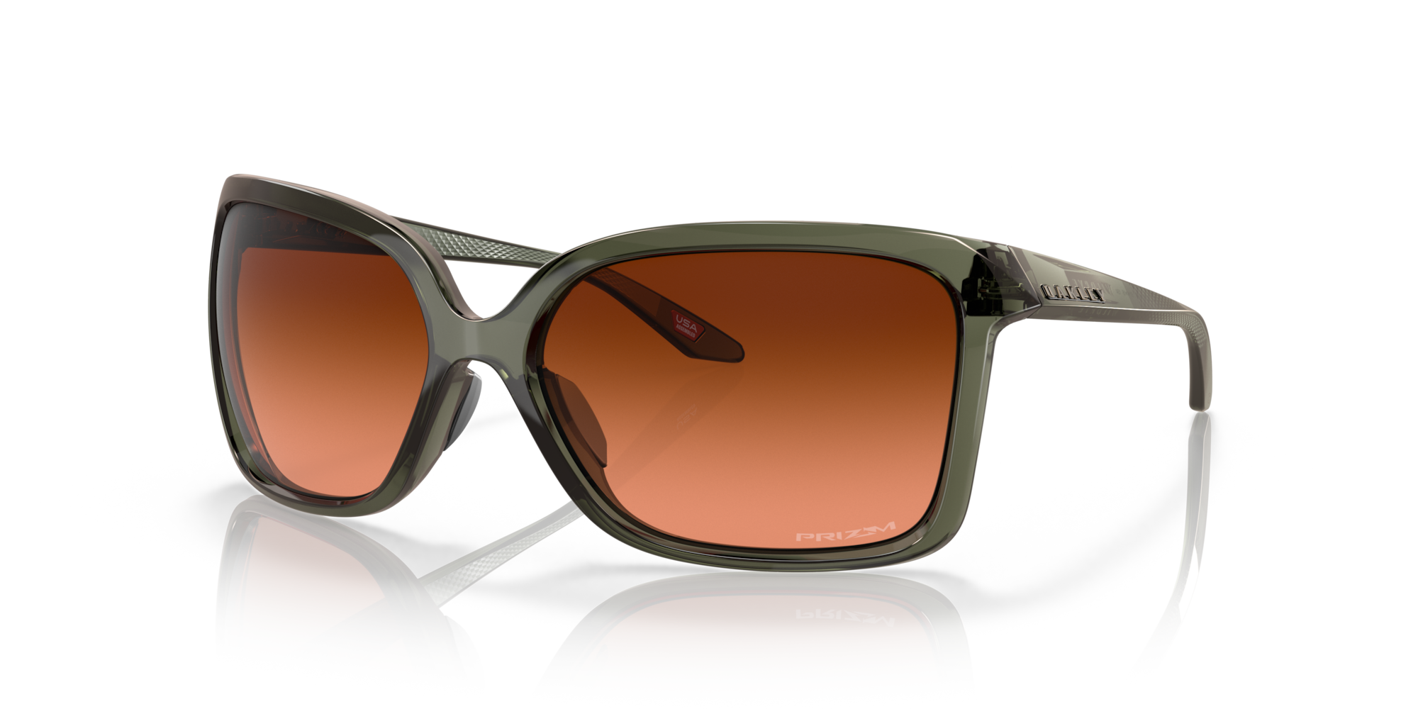 Wildrye Prizm Brown Gradient Lenses, Olive Ink Frame Sunglasses ...