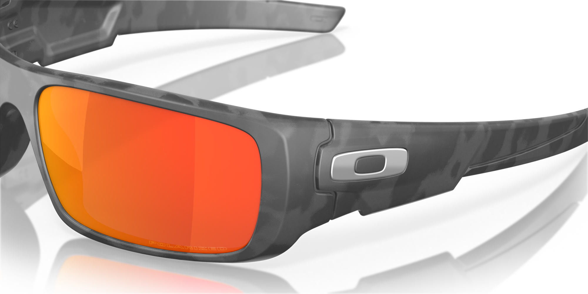 Crankshaft™ Ruby Iridium Polarized Lenses, Matte Black Camo Frame ...