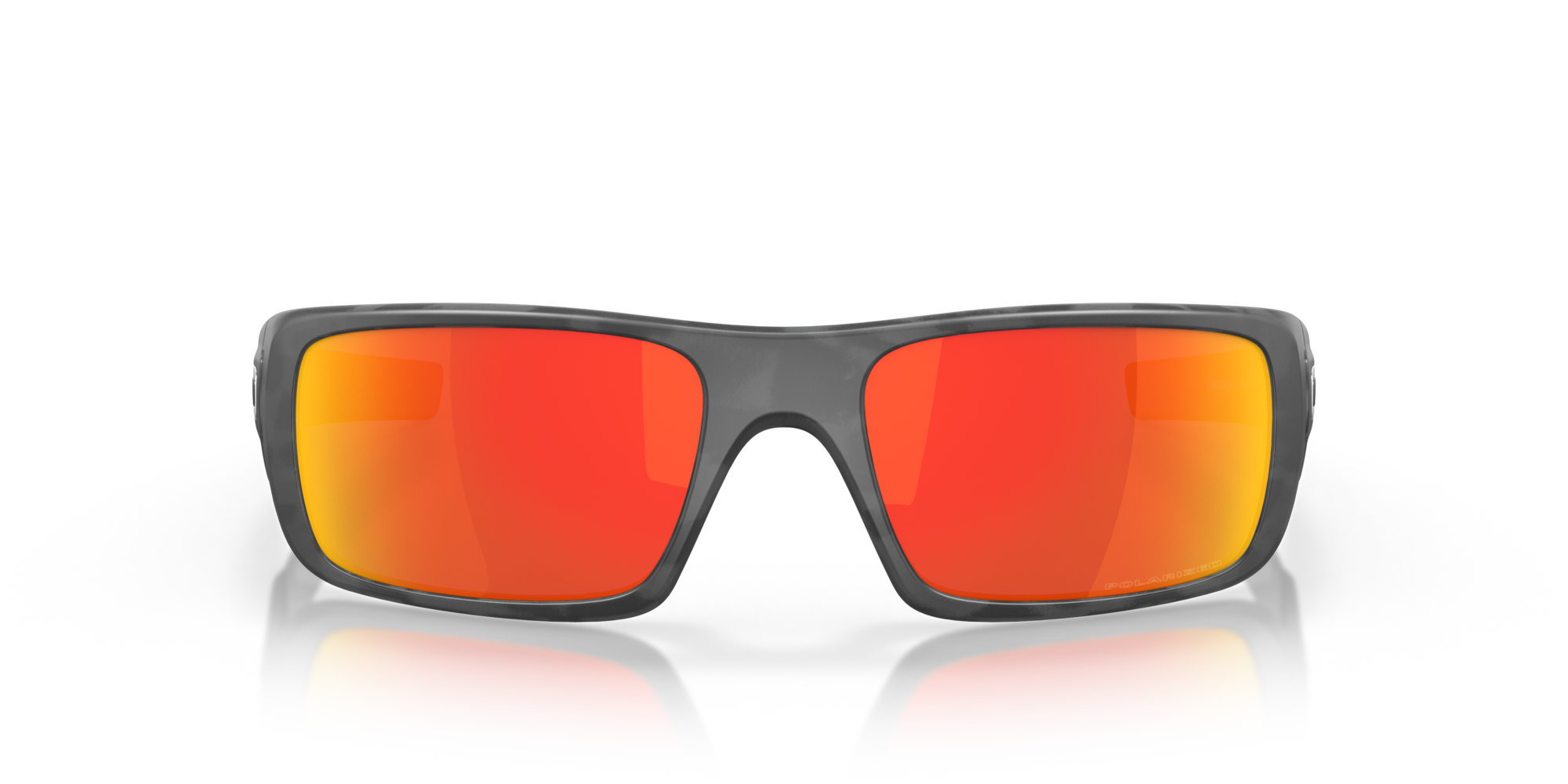 Crankshaft™ Ruby Iridium Polarized Lenses, Matte Black Camo Frame ...