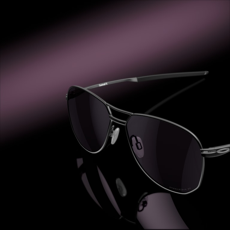 Contrail Ti Prizm Grey Polarized Lenses Satin Black Frame Sunglasses