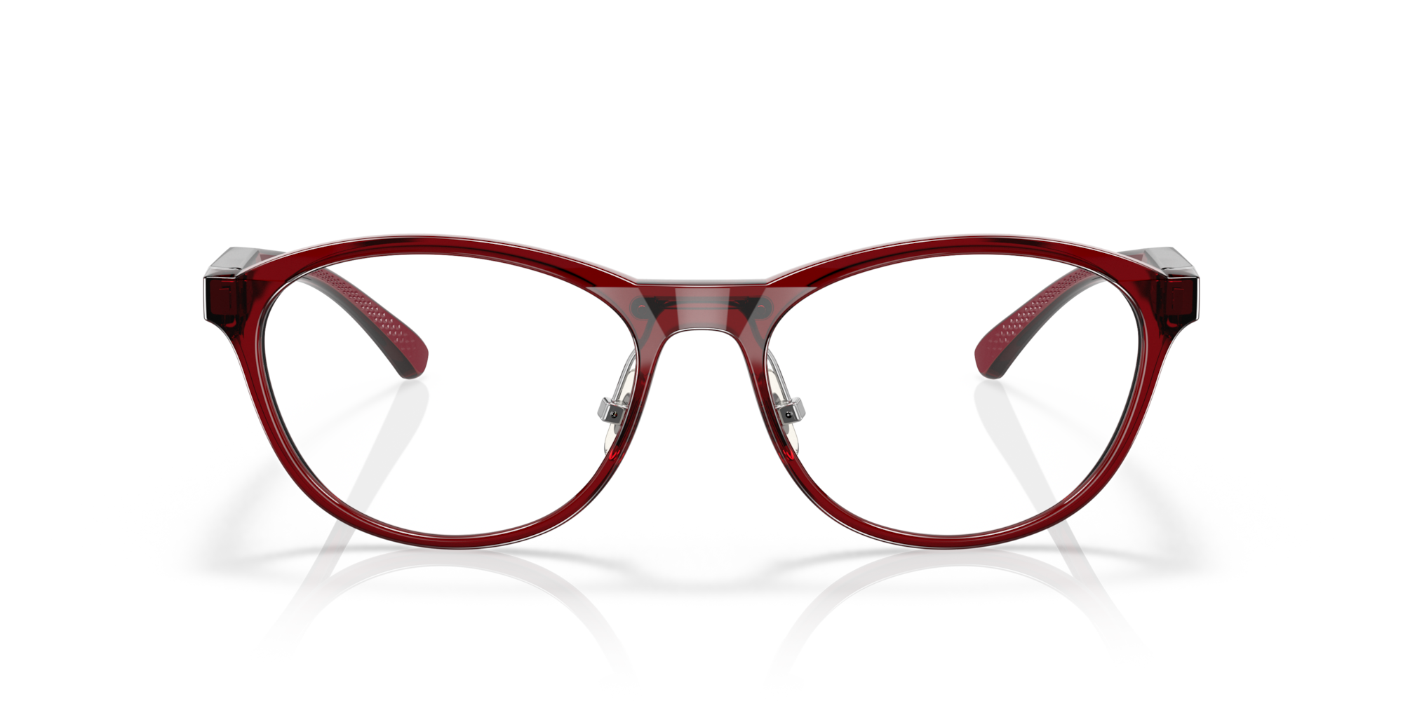Draw Up Polished Transparent Brick Red Eyeglasses | Oakley® US
