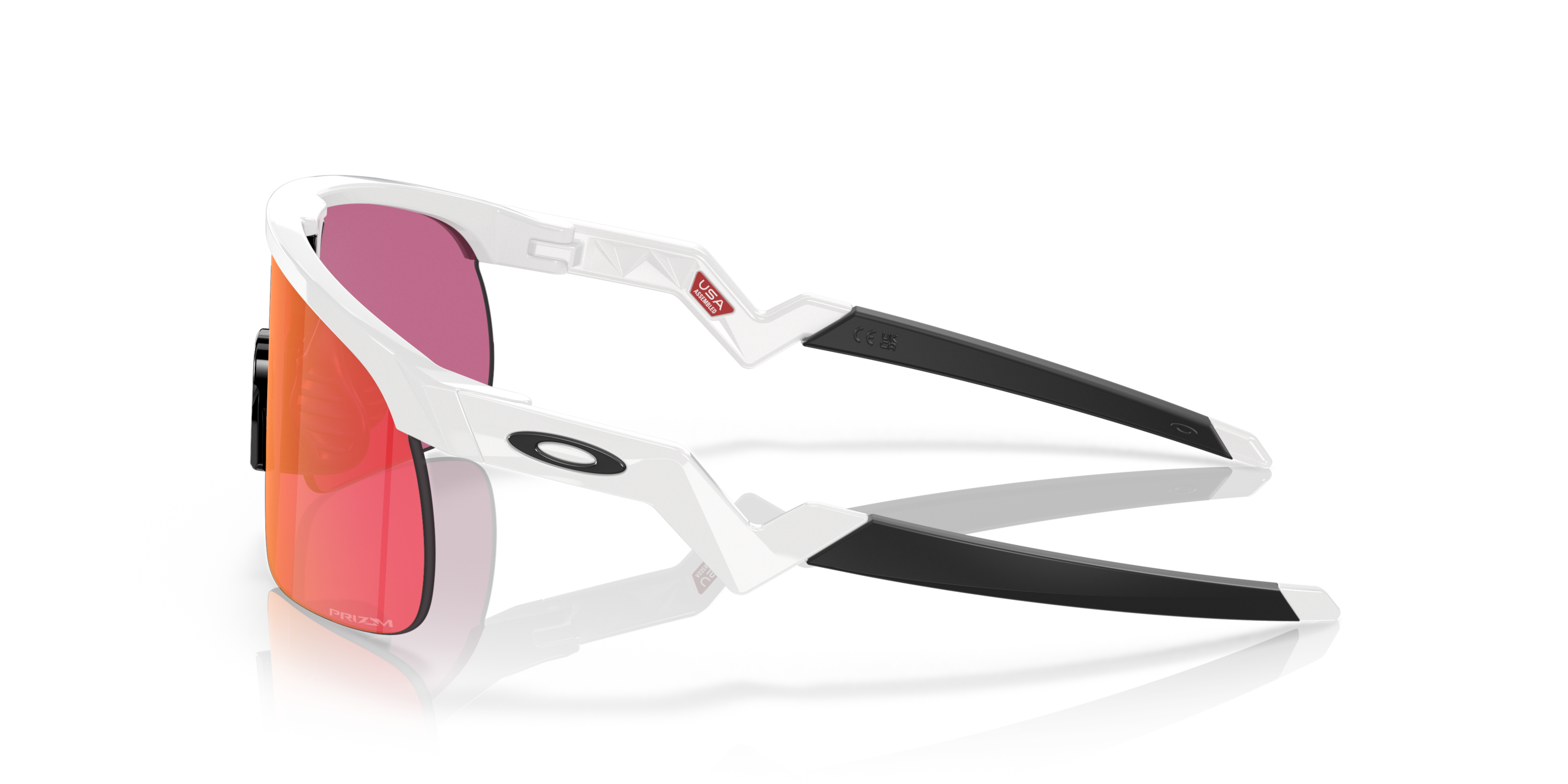 Resistor (Youth Fit) Prizm Field Lenses, Polished White Frame ...