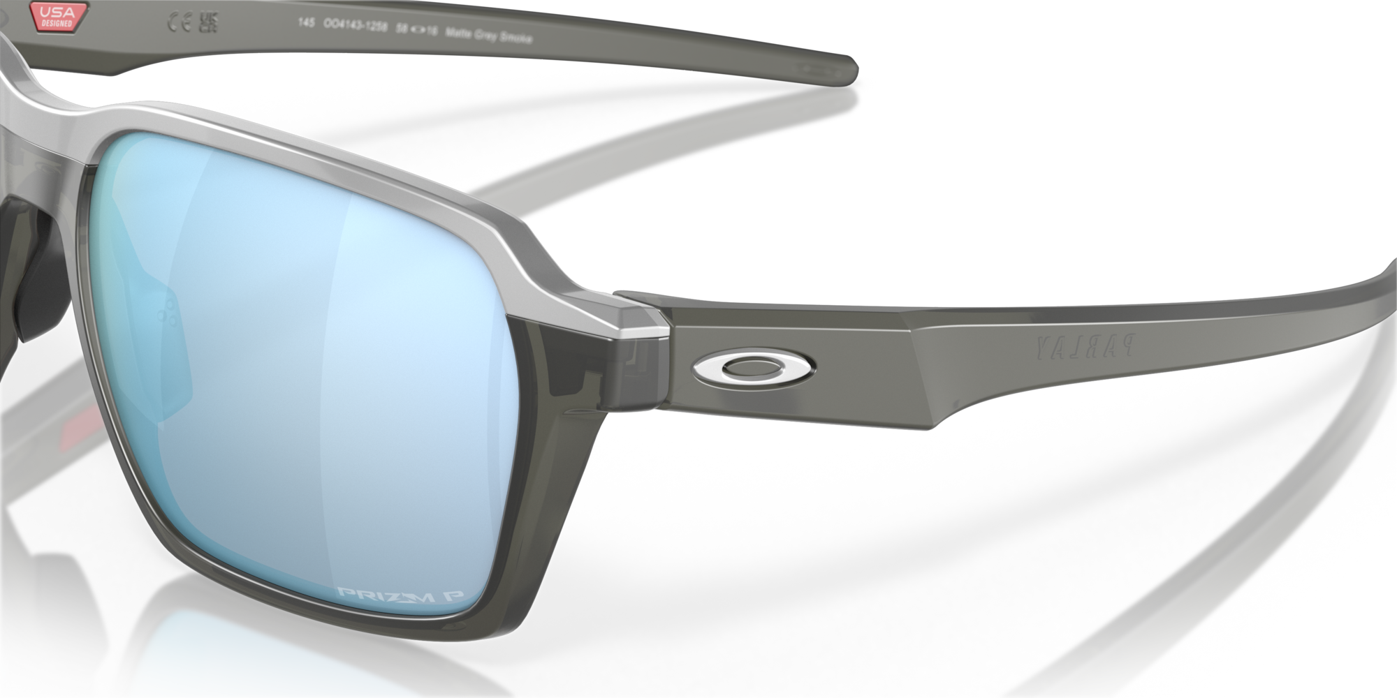 Parlay Prizm Deep Water Polarized Lenses, Matte Grey Smoke Frame ...