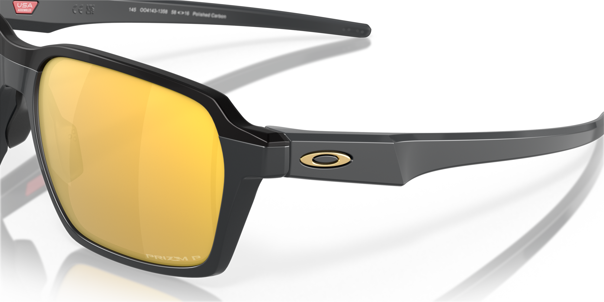 Parlay Prizm 24K Polarized Lenses, Carbon Frame Sunglasses | Oakley® US