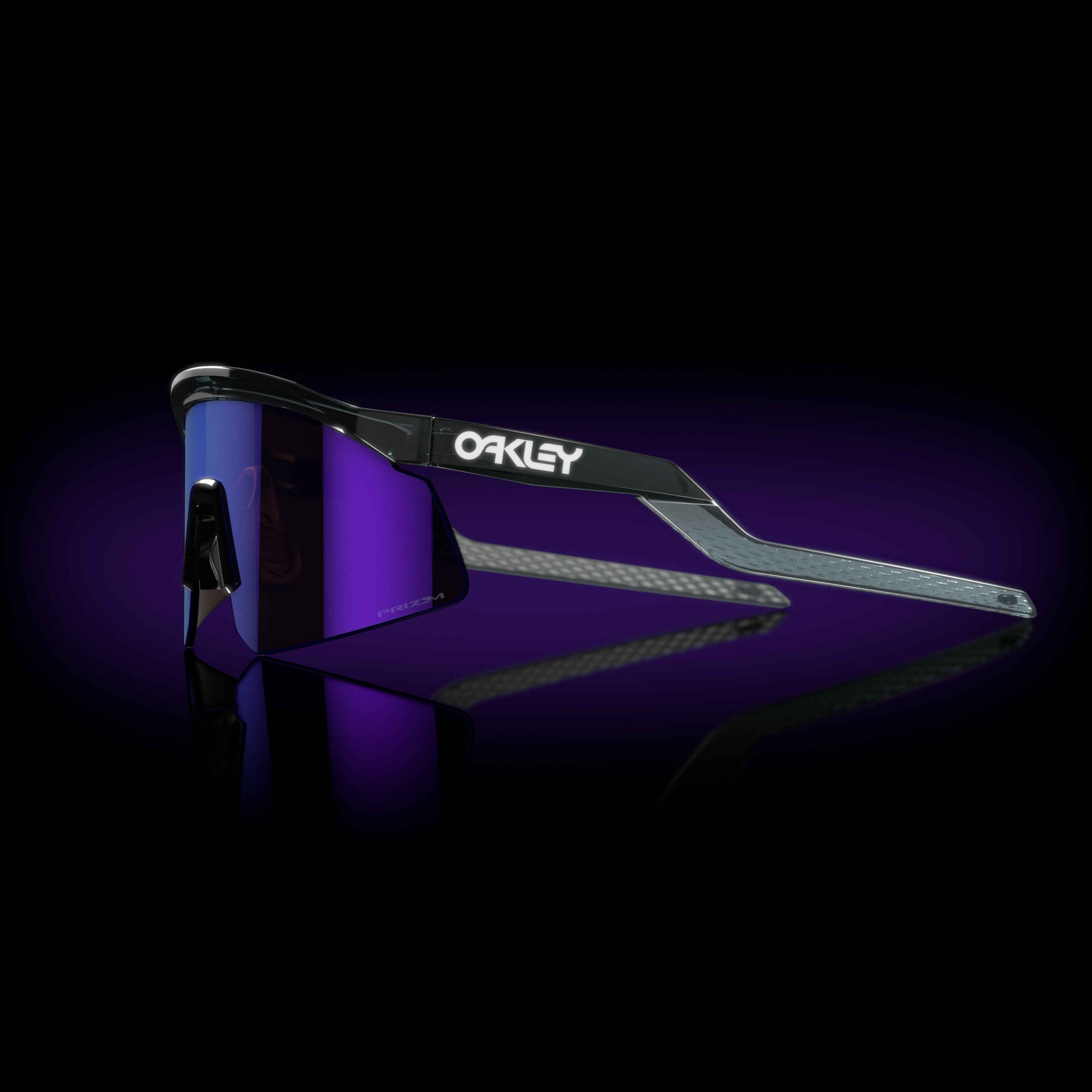 Hydra Prizm Violet Lenses Crystal Black Frame Sunglasses Oakley® Us