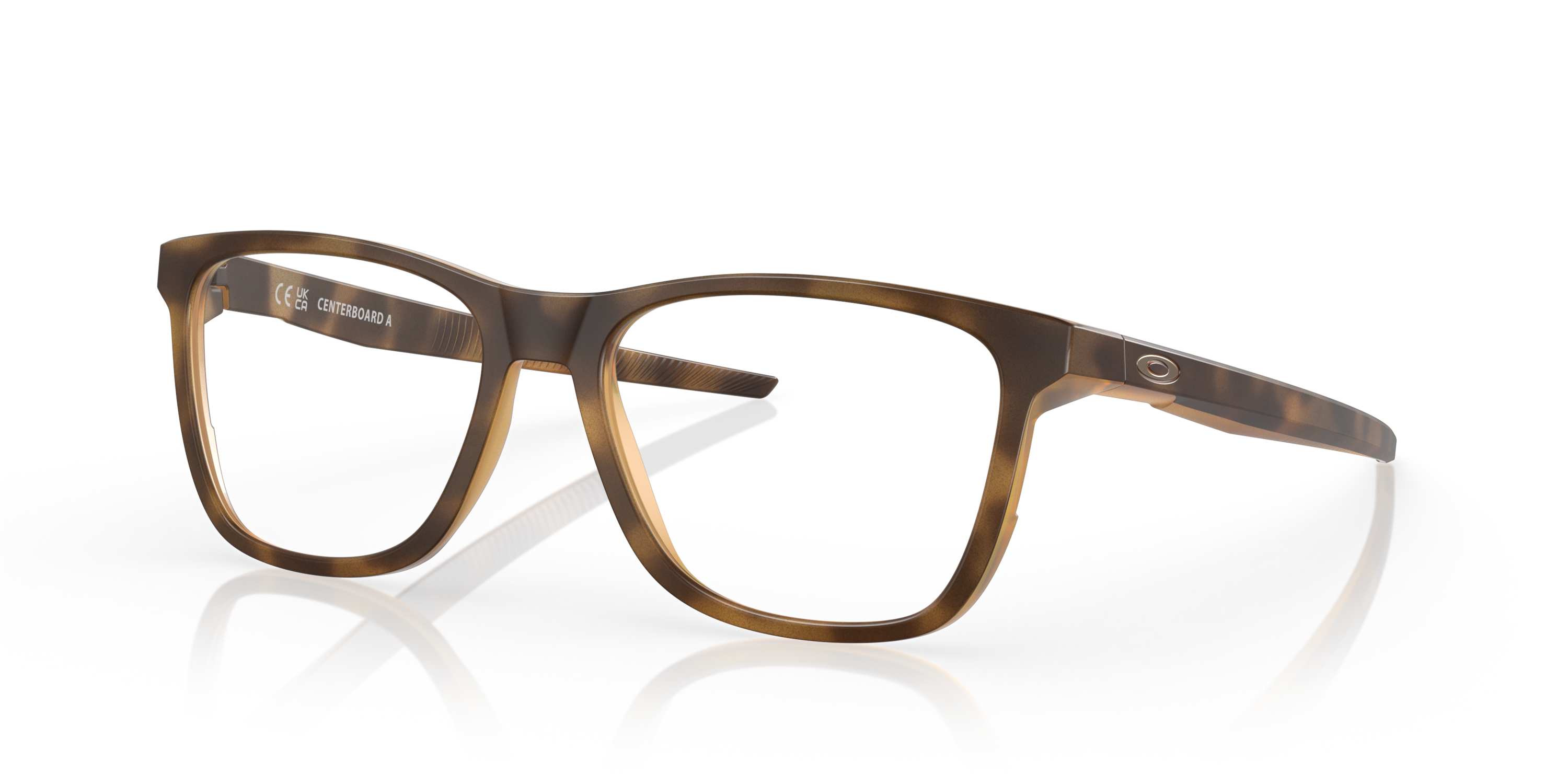 Centerboard (Low Bridge Fit) Satin Brown Tortoise Eyeglasses | Oakley® US