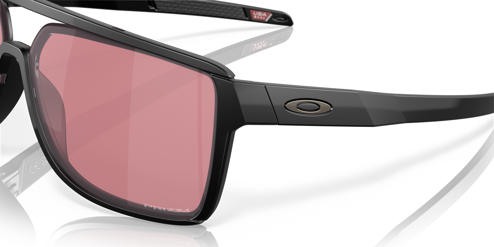Castel Prizm Dark Golf Lenses, Matte Black Frame Sunglasses | Oakley® US
